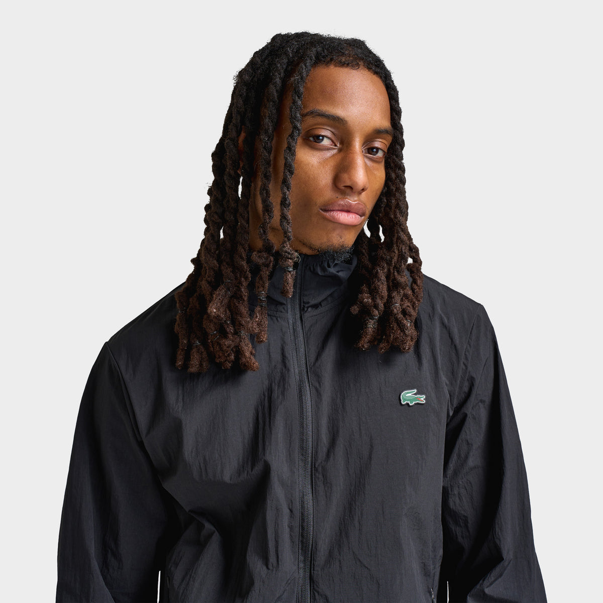 Lacoste Lightweight Veste Taffeta Noir JD Sports