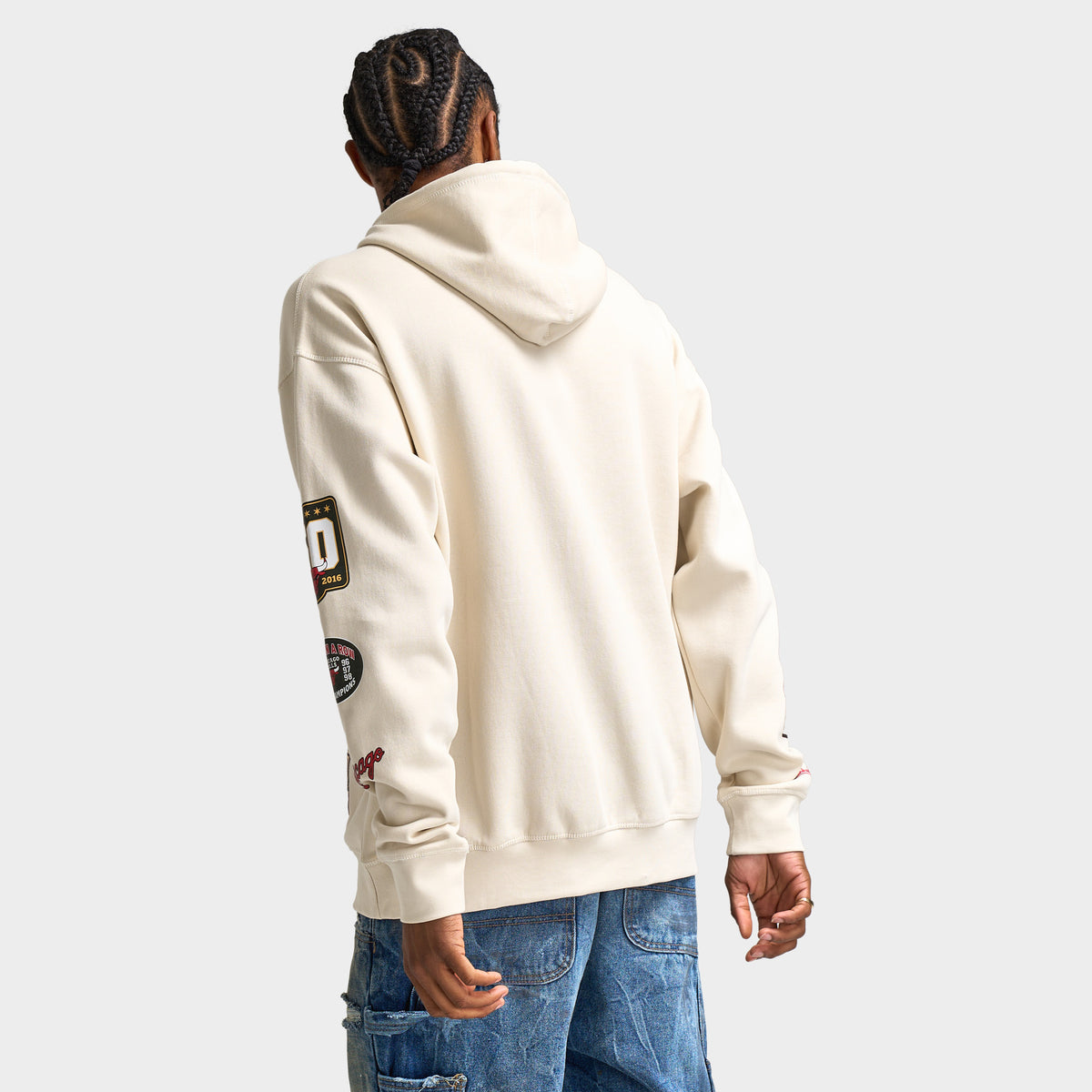 Mitchell & Ness Chicago Bulls Hoodie / Vintage White | JD Sports