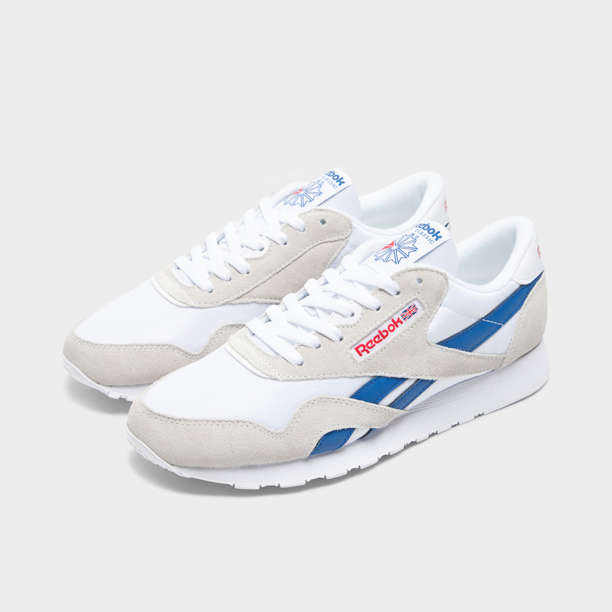 Reebok Classic Nylon White / Vector Blue - Vector Red | JD Sports