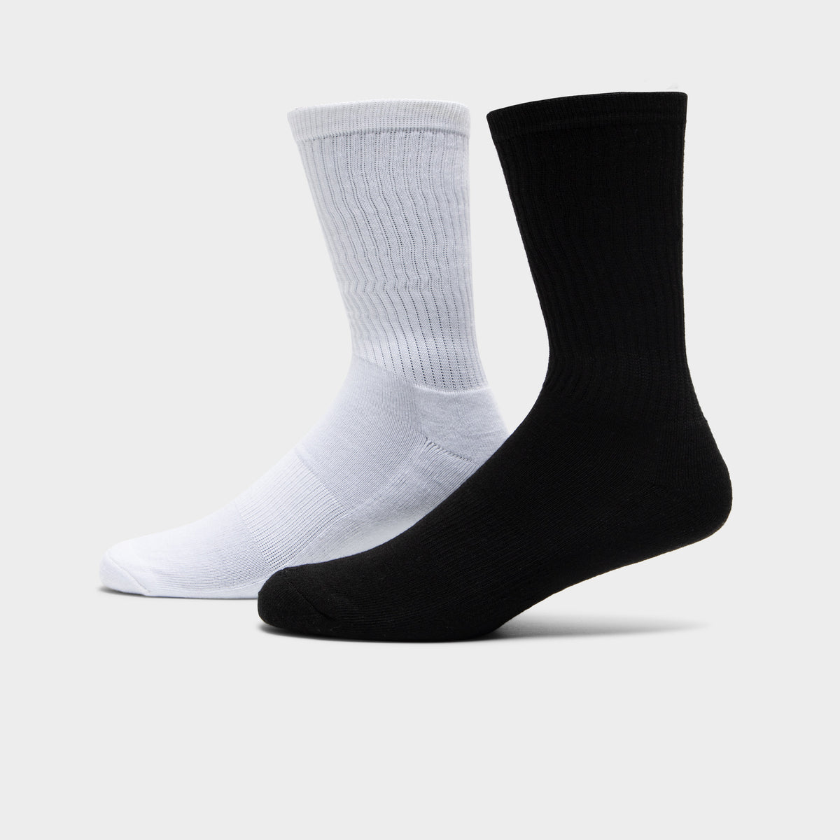 Sonneti Basic Crew Socks 6-Pack White / Black | JD Sports