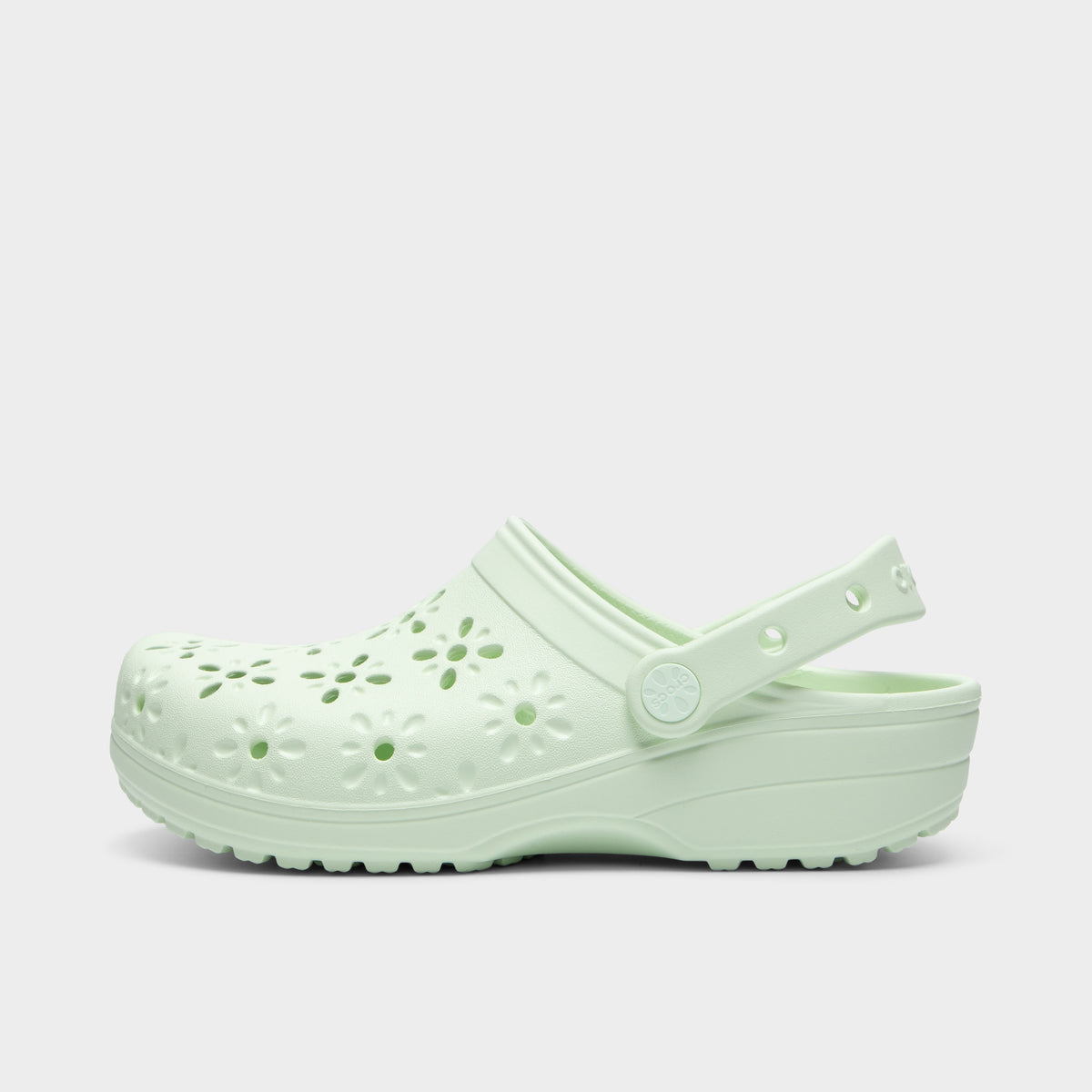 Crocs Women's Classic Floral Cut Out Clog / Jade Tint | JD Sports