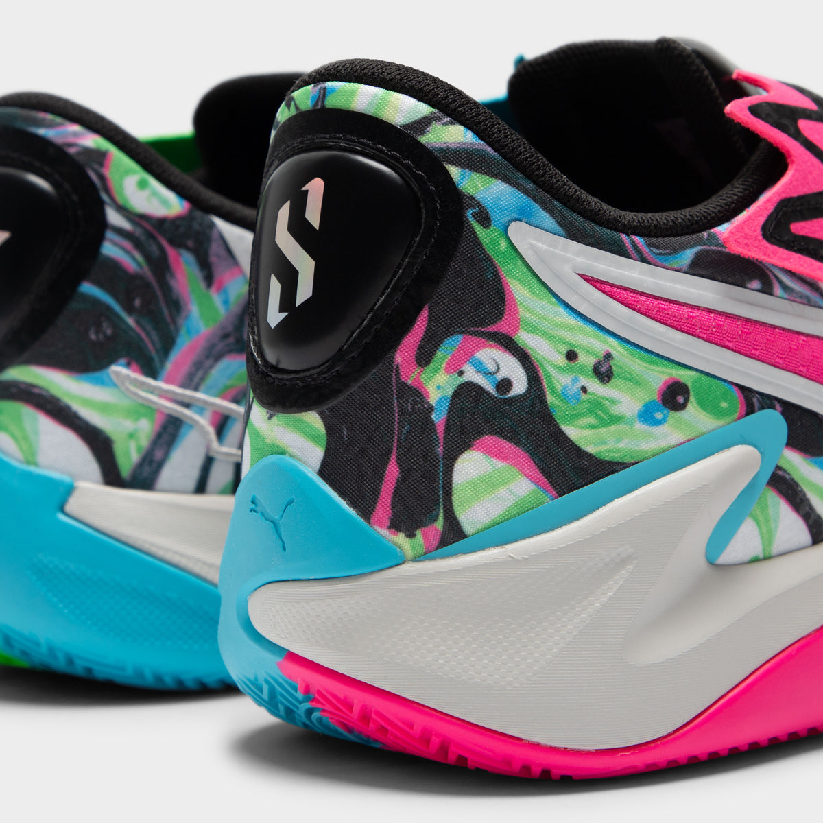 PUMA Scoot Zeros II Green / Black - Pink | JD Sports