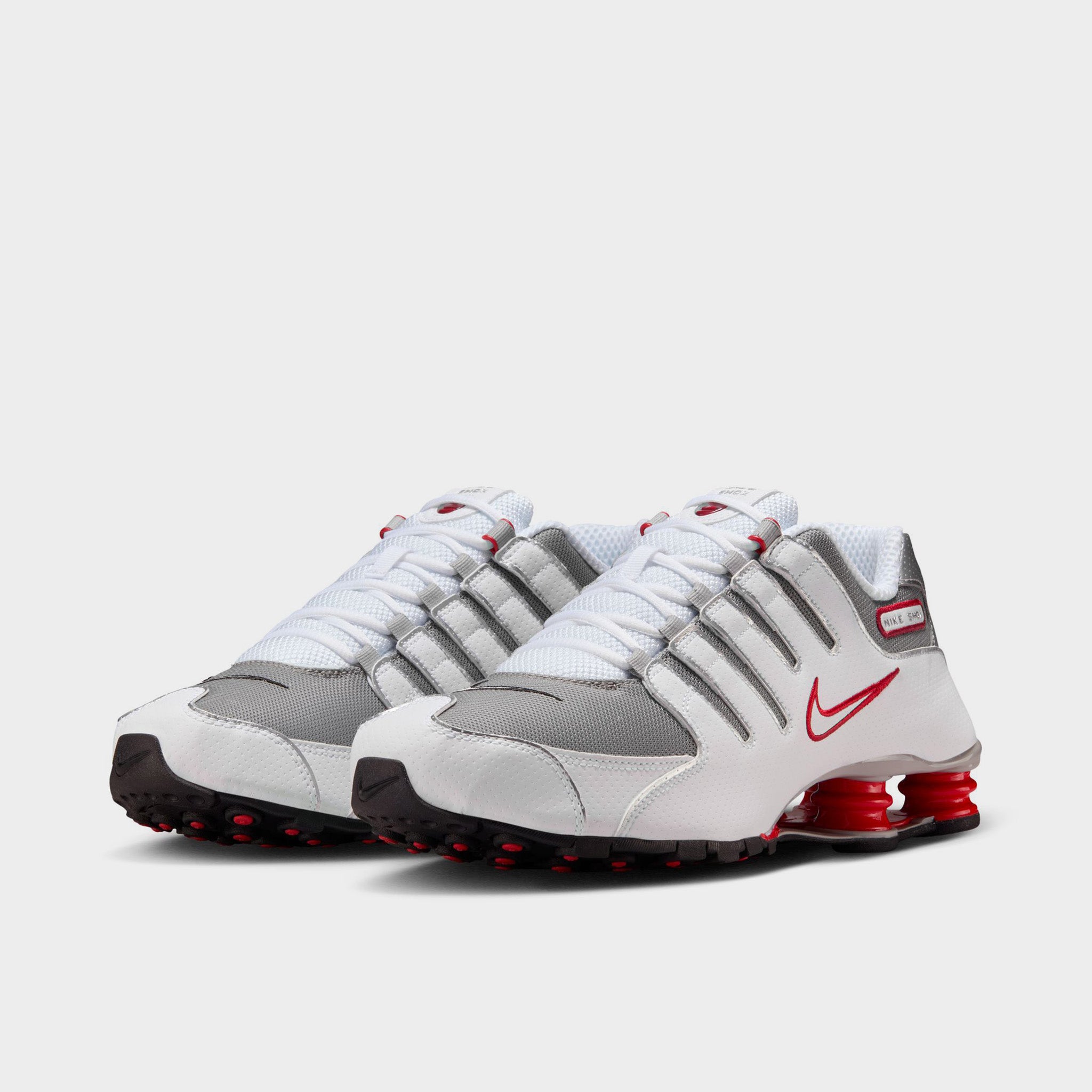 Nike Shox NZ Blanc / Rouge / Gris – JD Sports