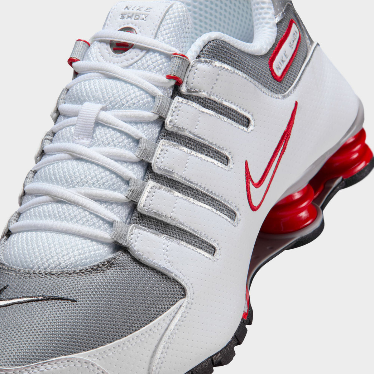 Nike Shox NZ White / Red / Grey – JD Sports