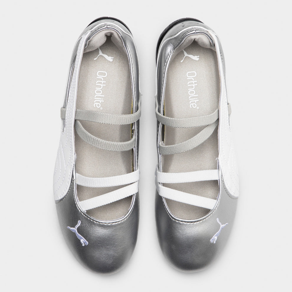 Puma Women's Speedcat Ballet Metallic Puma Silver / Puma White – JD Sports
