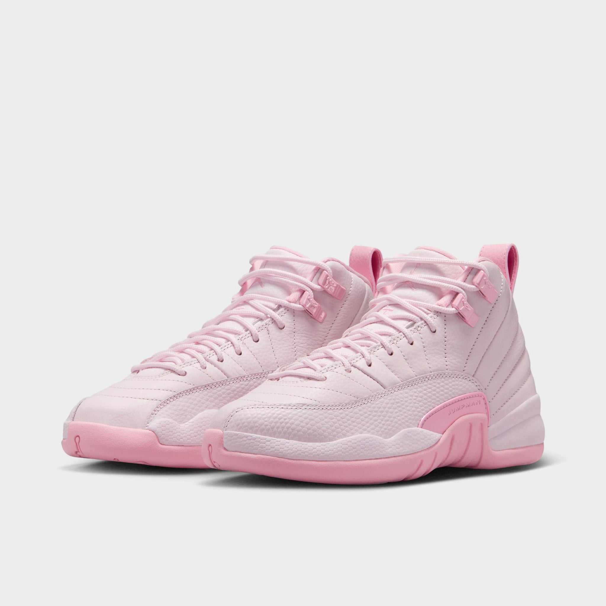 Jordan 12 Rétro GS Rose perle / Rose doux moyen – JD Sports