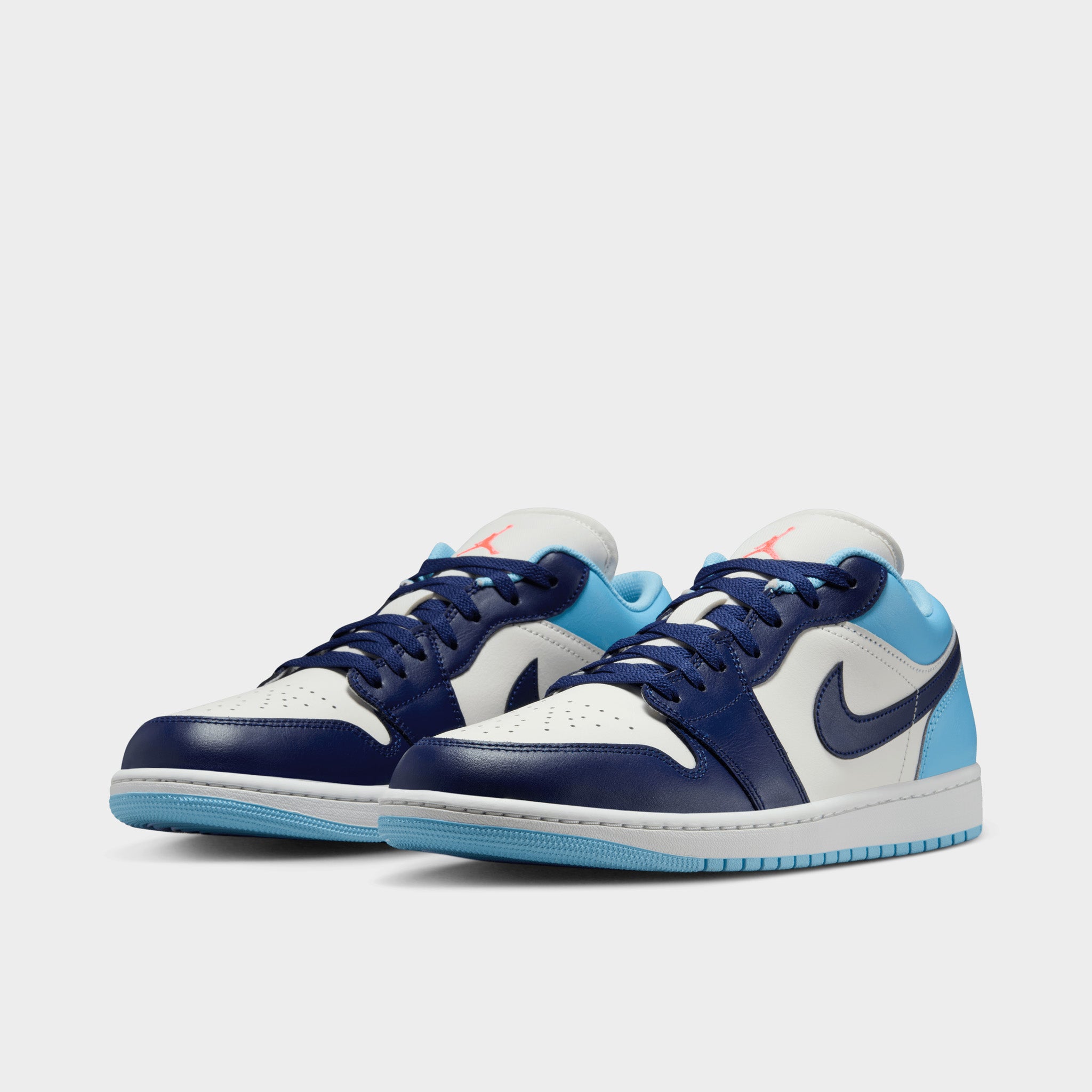 Jordan 1 Low White / Blue - Navy – JD Sports