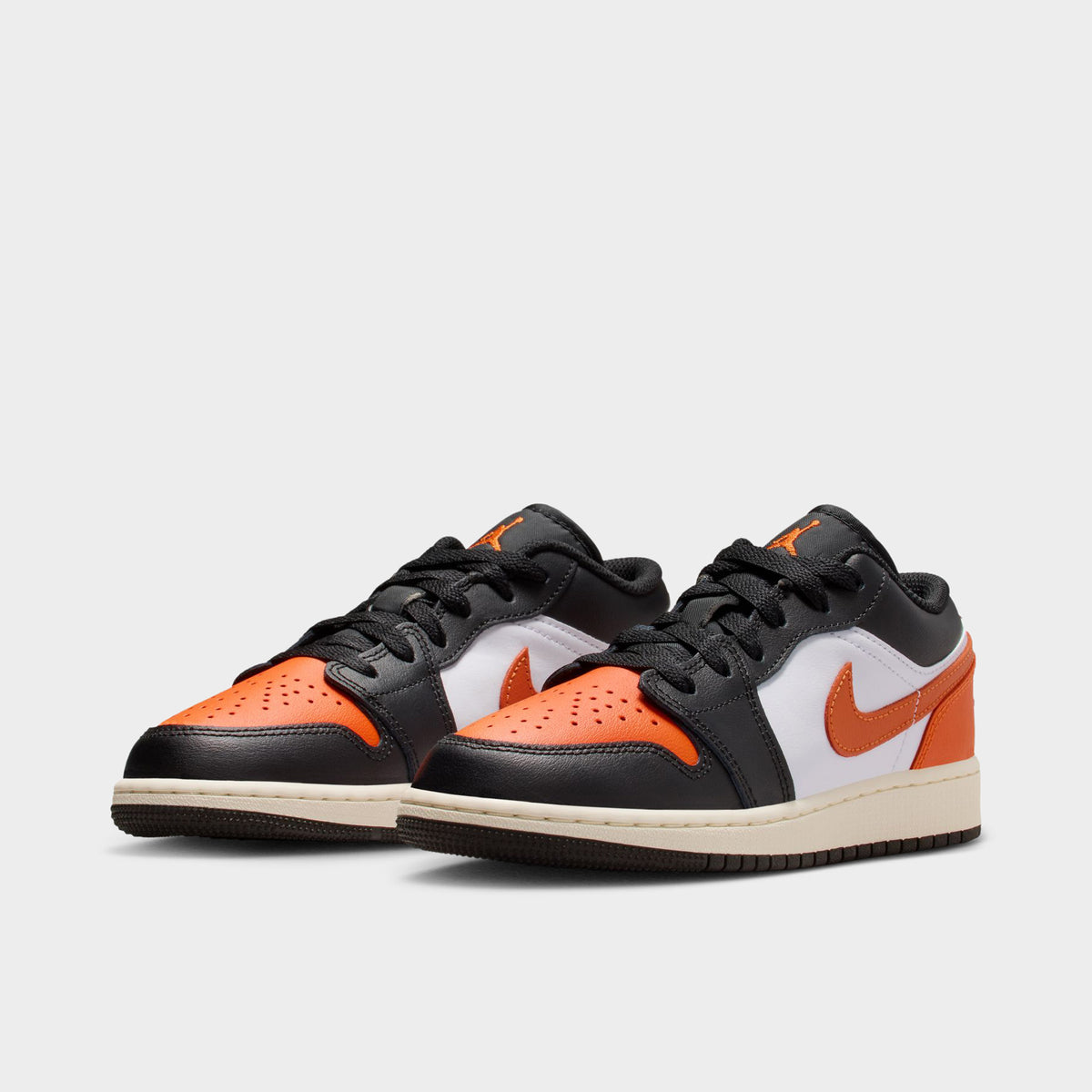 Jordan 1 Low GS Black / Starfish - White – JD Sports