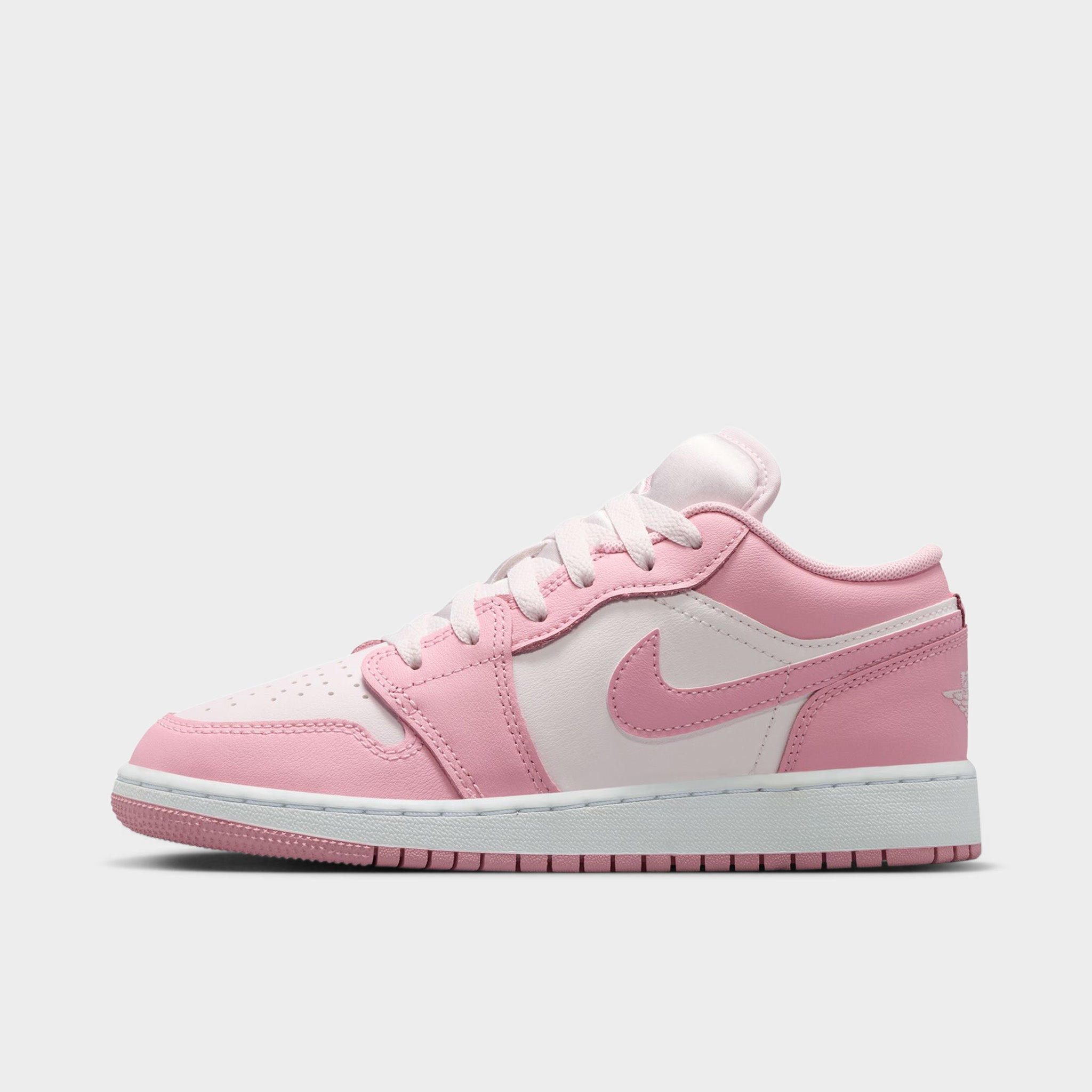 Jordan 1 Low Medium Soft Pink / Pearl Pink - White – JD Sports