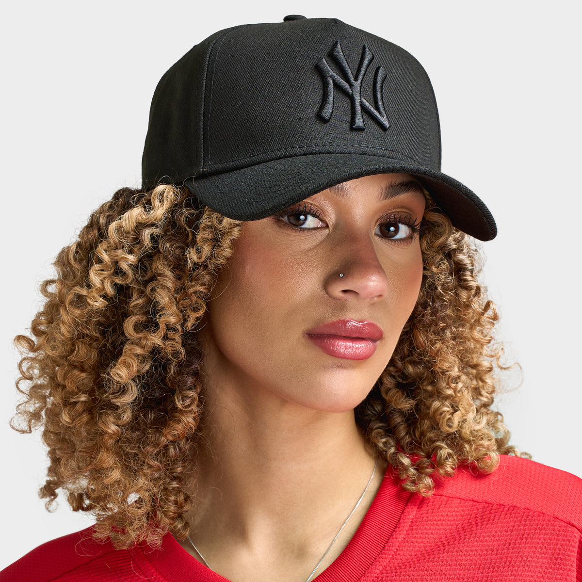 New Era New York Yankees 9FORTY A-Frame Black / Black | JD Sports