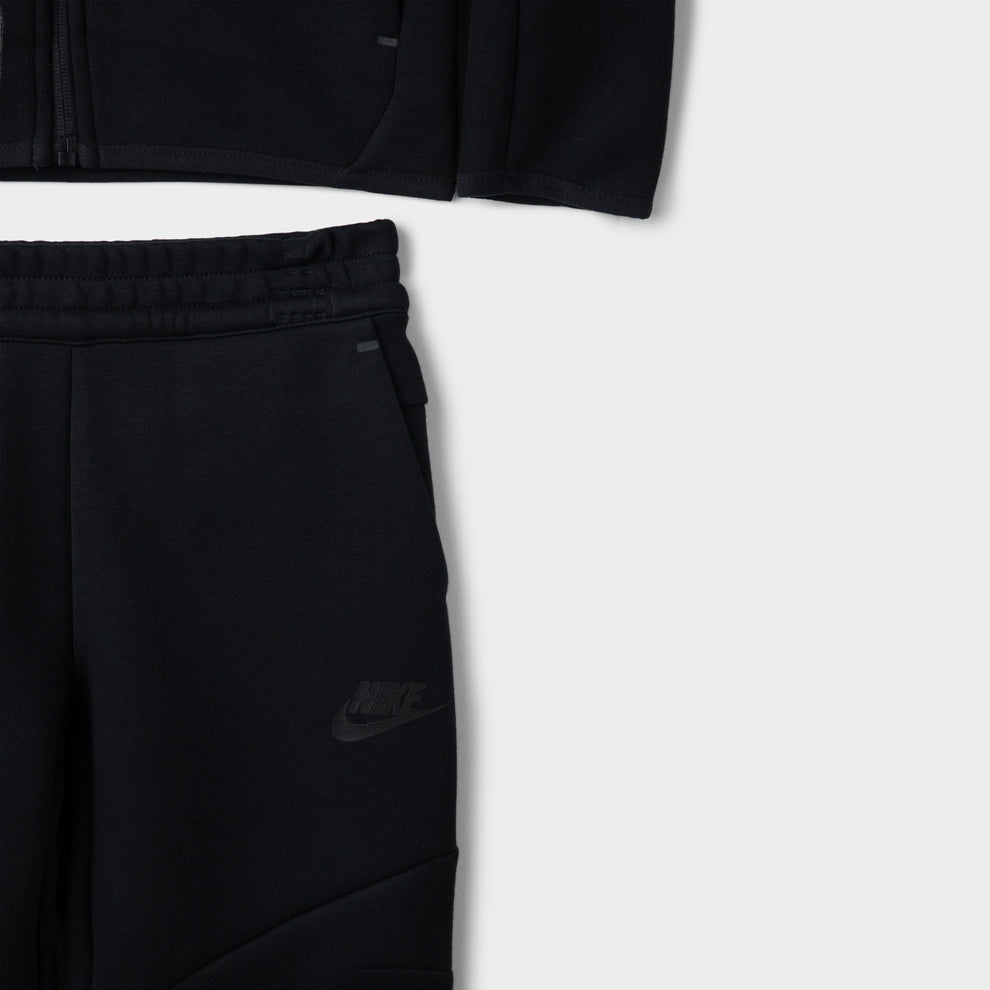 Nike Sportswear Children's Tech Fleece Full-Zip Hoodie Set / Black – JD ...