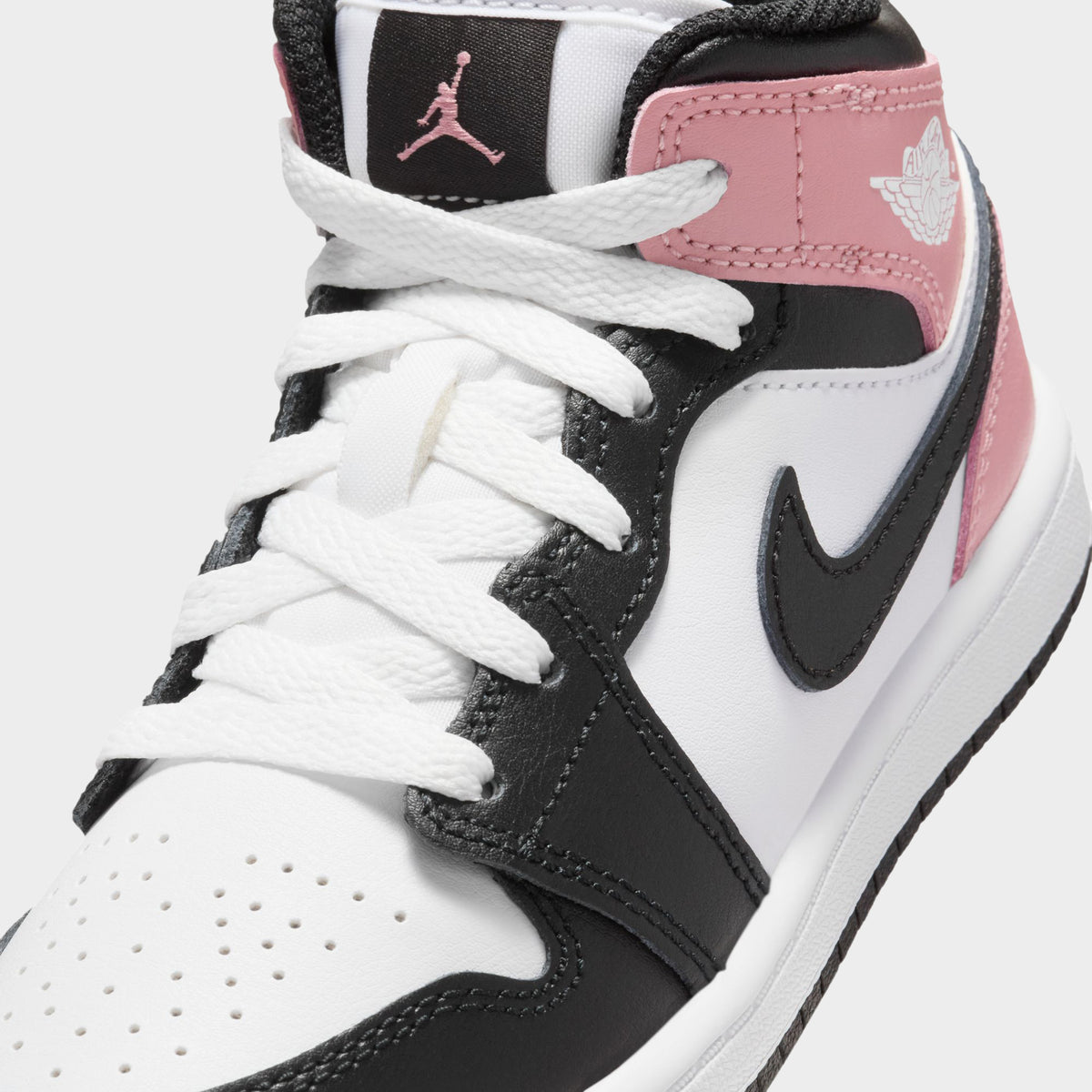 Jordan 1 Mid PS White / Black - Rust Pink | JD Sports