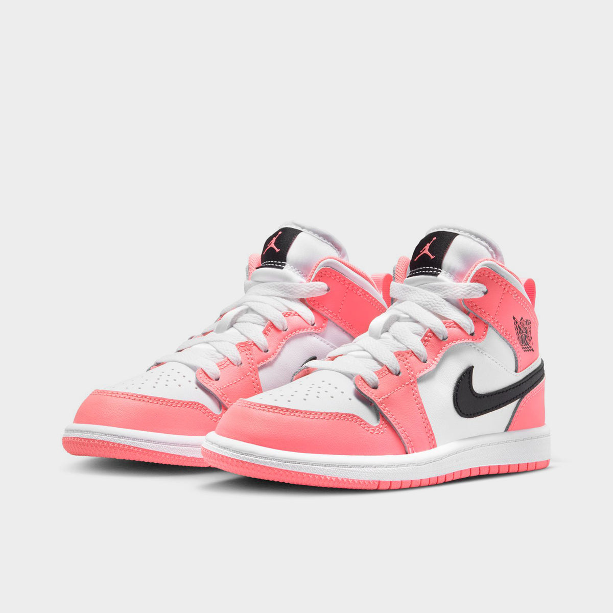 Jordan 1 Mid PS Pink Gaze / Black - White – JD Sports
