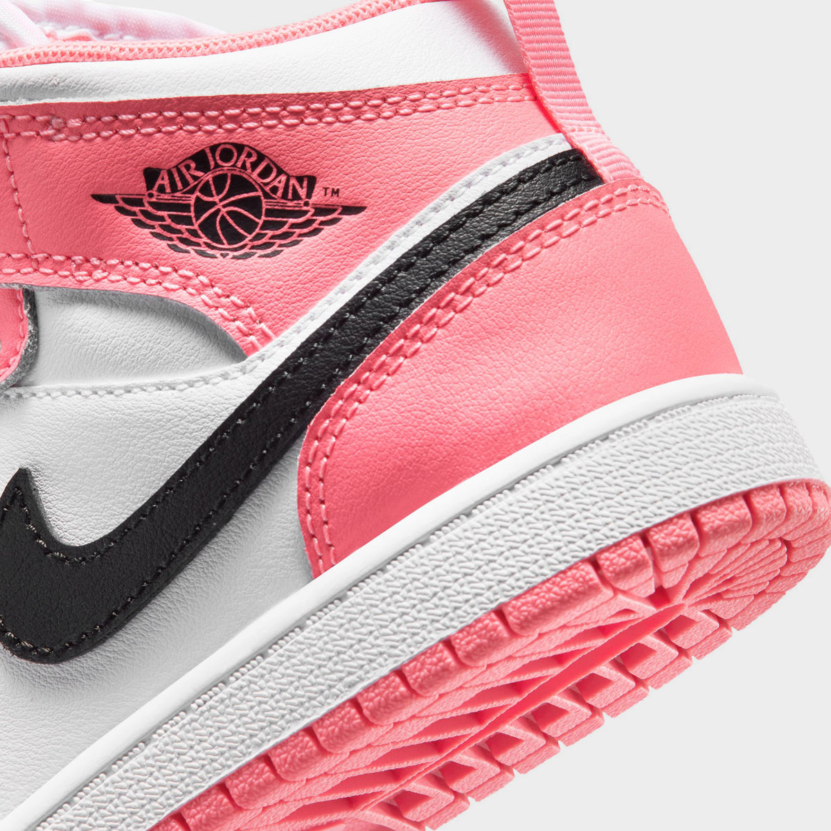 Jordan 1 Mid PS Pink Gaze / Black - White – JD Sports