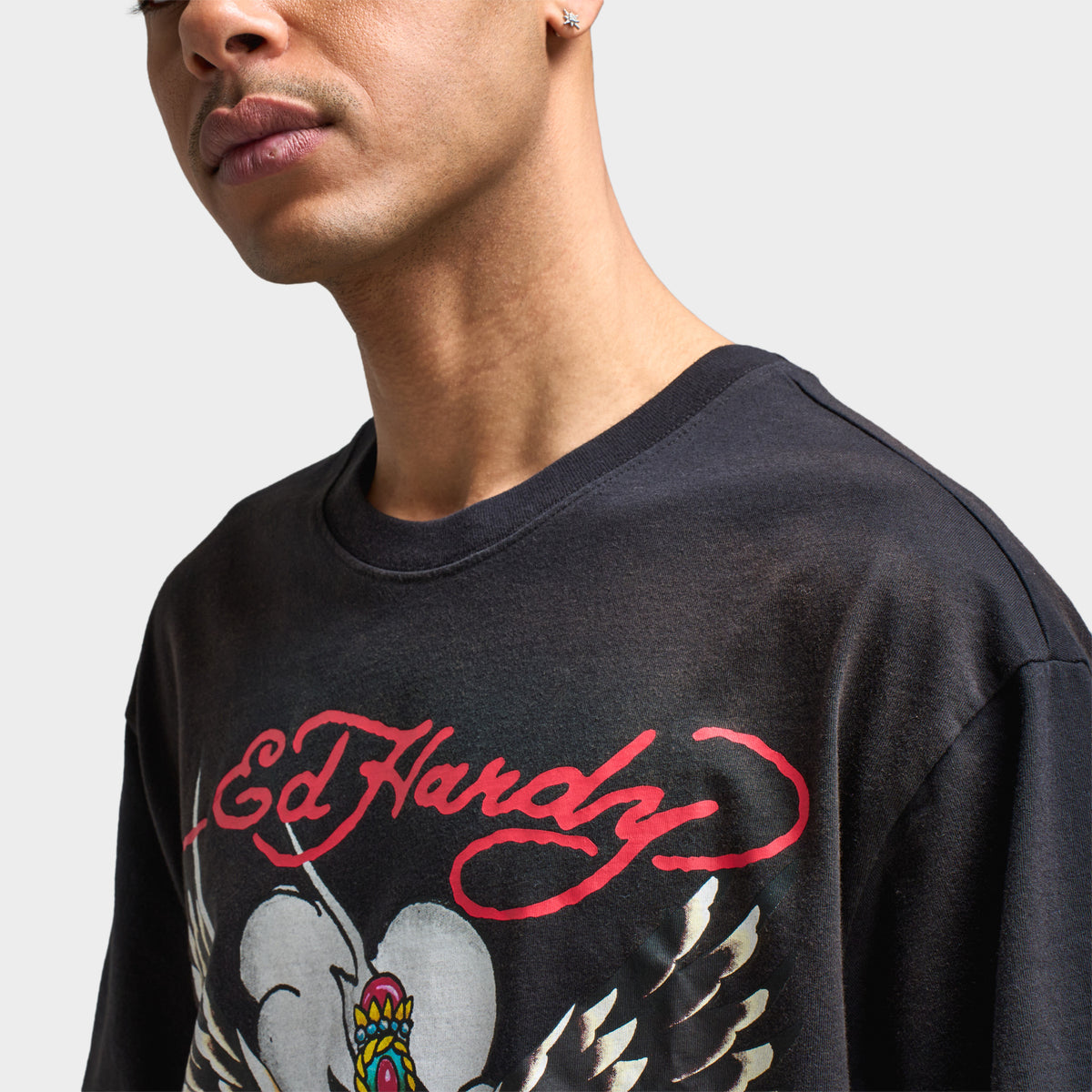 Ed Hardy Vintage '77 Eagle Graphic T-Shirt / Black | JD Sports