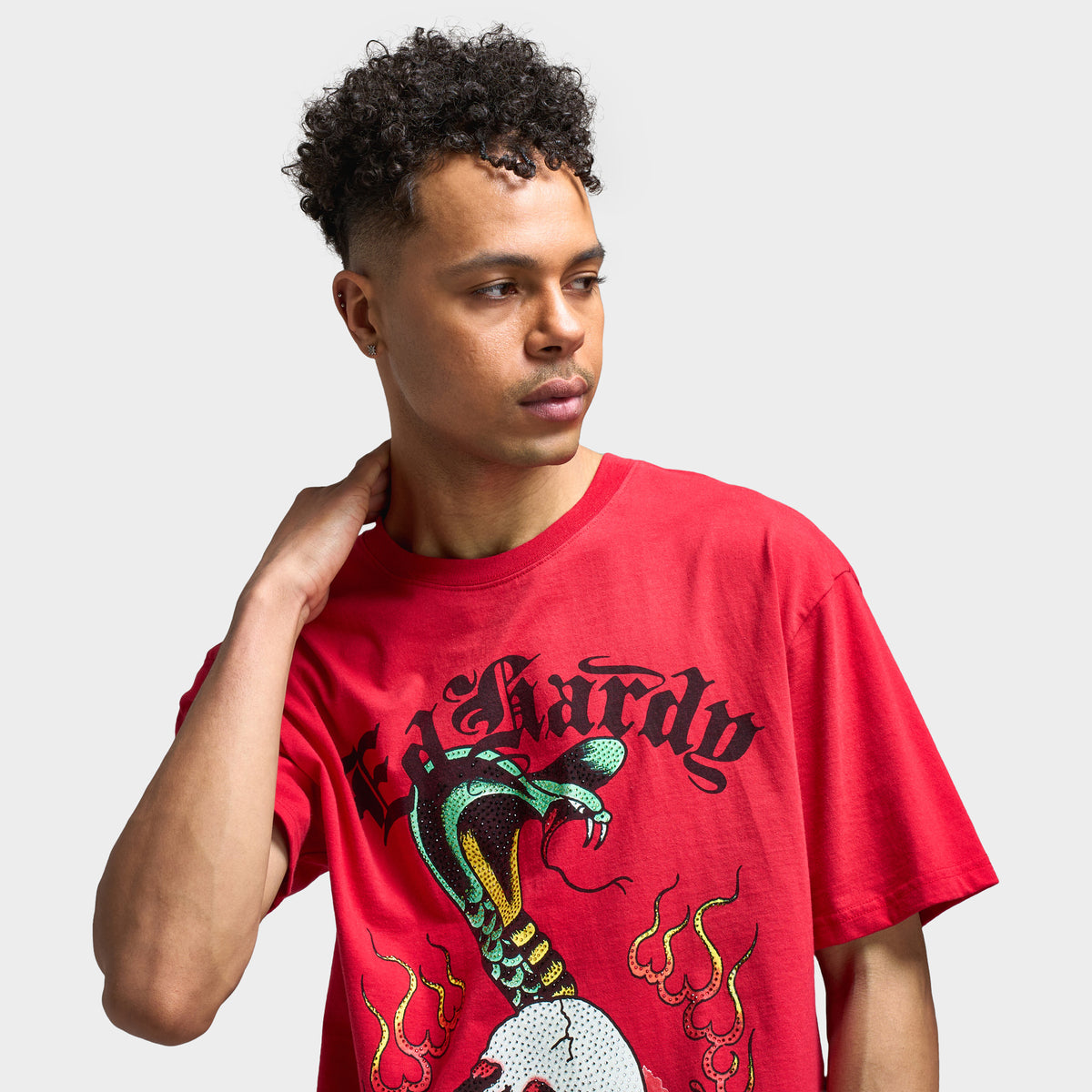 Ed Hardy Vintage Cobra Skull Graphic T-Shirt / Red | JD Sports