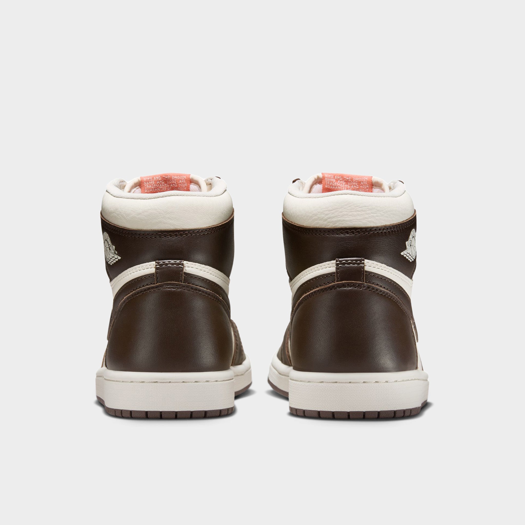 Jordan Women's 1 Retro High OG Baroque Brown / Sail - Light Madder Roo ...