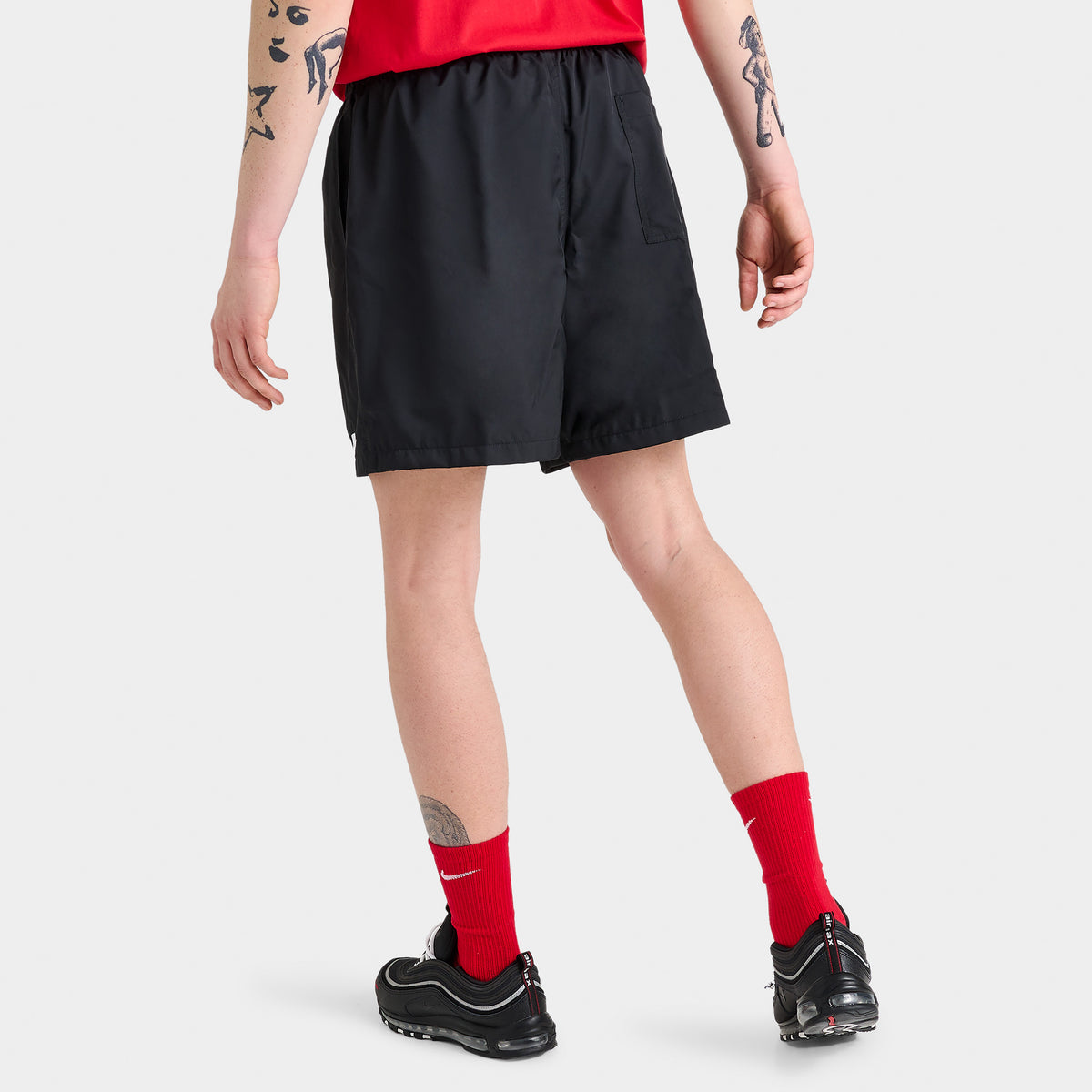 Nike Sportswear Club Flow Shorts Black / White | JD Sports