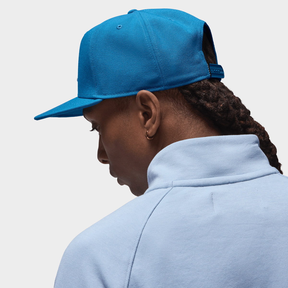 Jordan Pro Snapback Cap Industrial Blue / Industrial Blue - White | JD ...