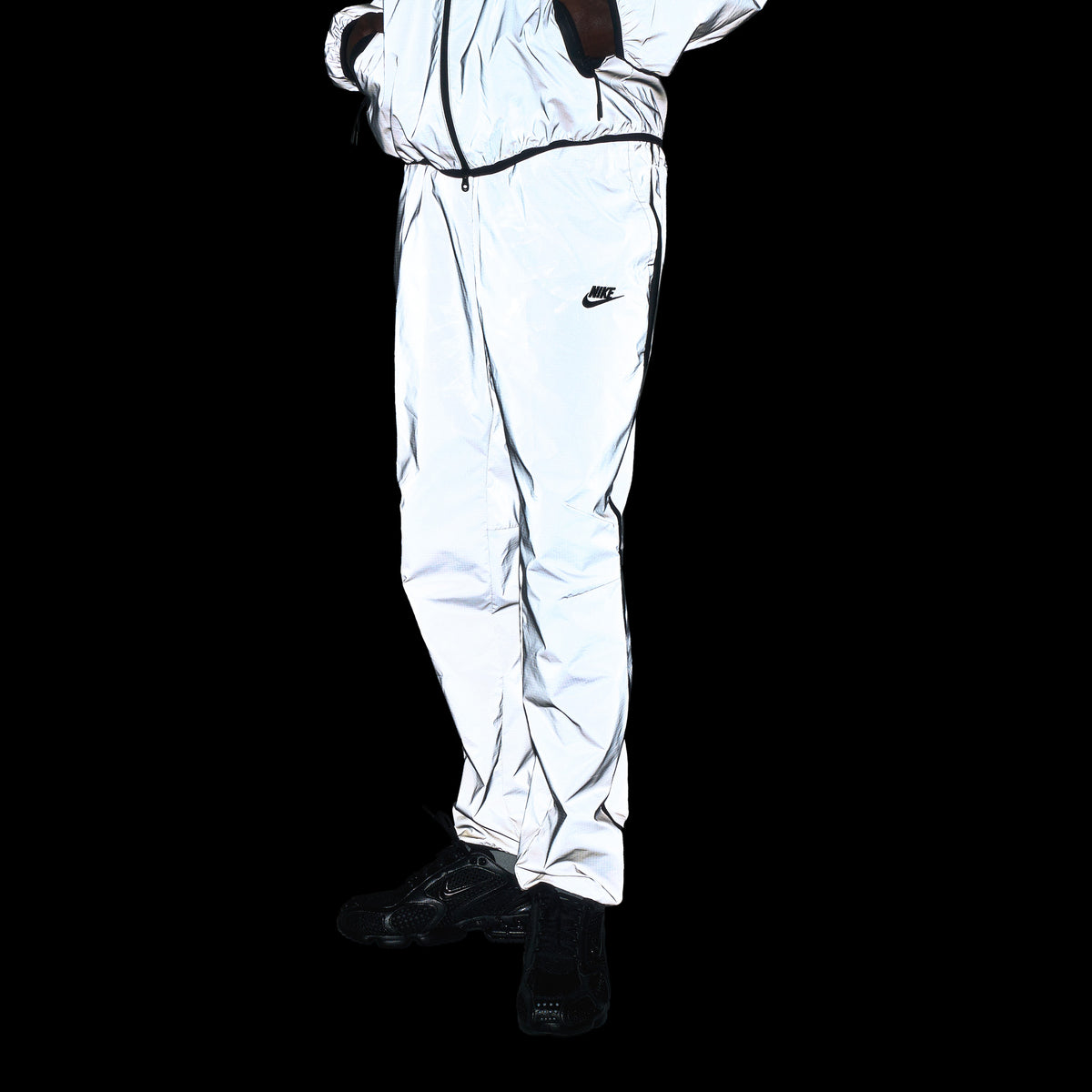 Nike Tech Woven Flash Pants Reflect Silver / Black – JD Sports