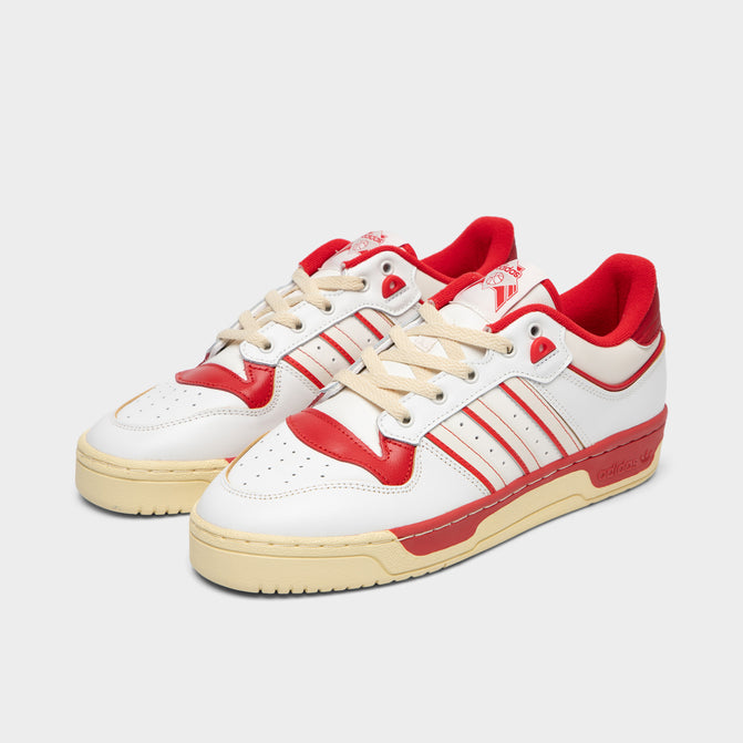 Adidas Originals Rivalry Low 86 Sneakers In White And Red, 57% OFF