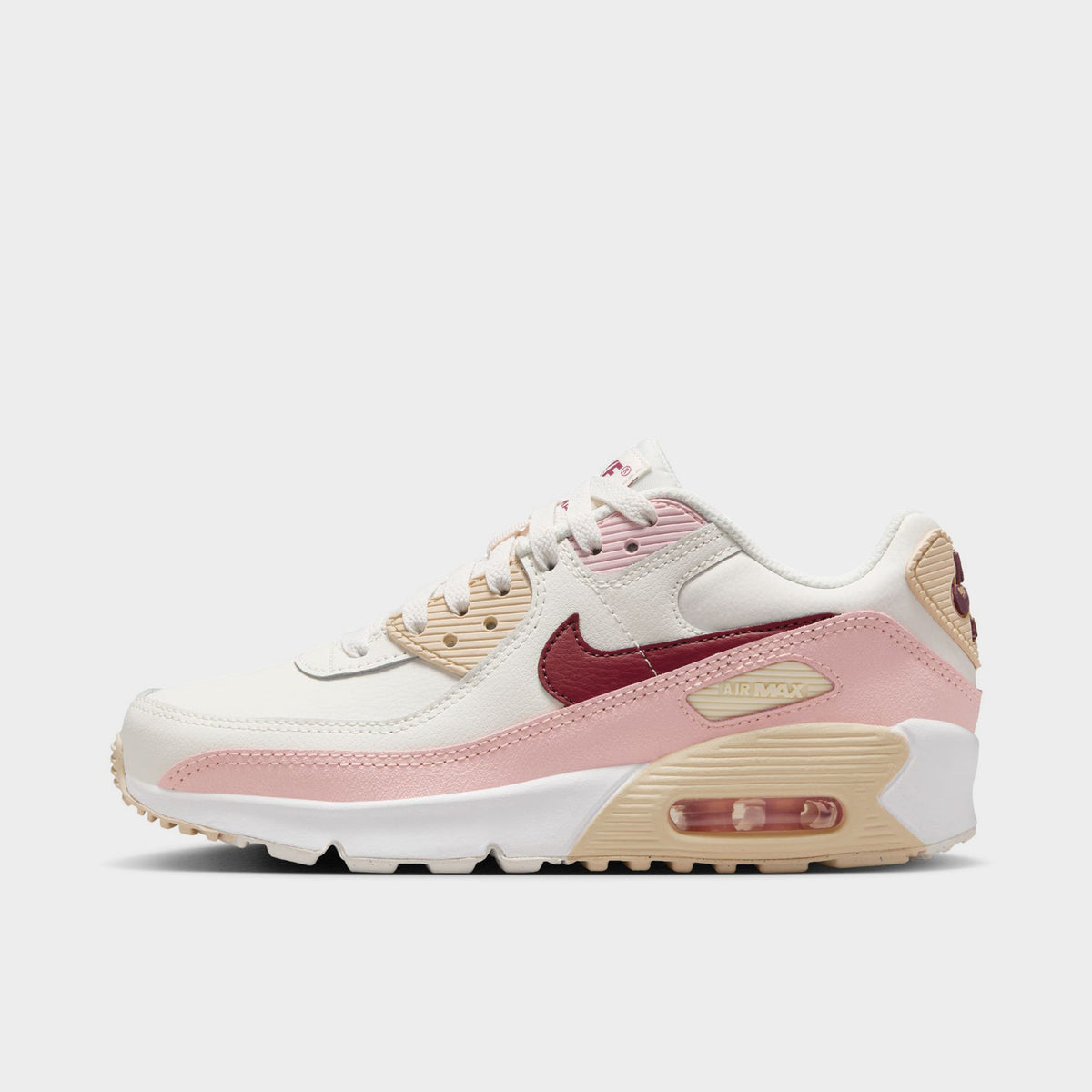 Nike Air Max 90 GS Phantom / Dark Team Red - Echo Pink | JD Sports