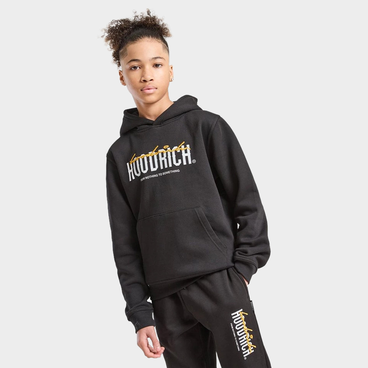 Hoodrich Junior Boys' Certify V2 Pullover Hoodie Black / White - Quiet ...