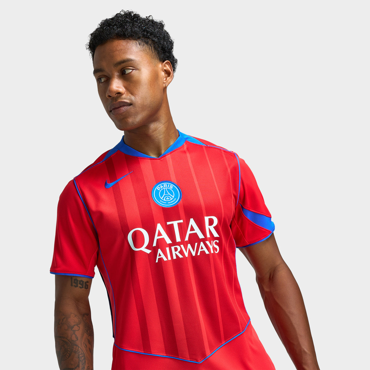 Nike PSG Stad 3R Dri-FIT Jersey Global Red / Sport Red - Hyper Royal ...