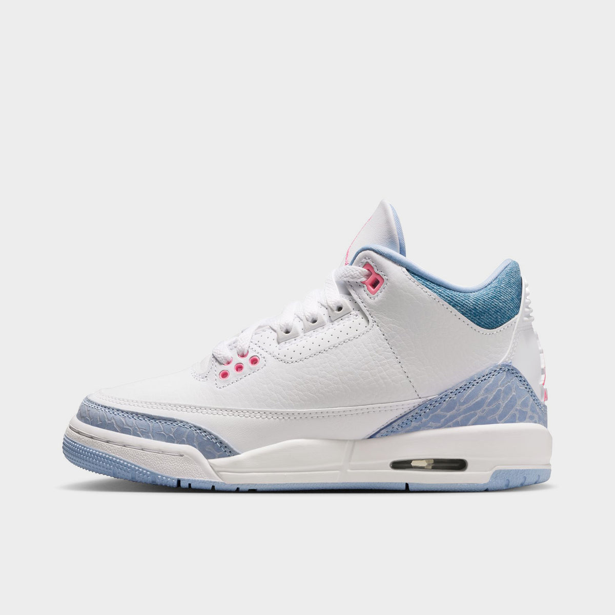 Jordan 3 Retro GS White / Pink Glow - Cobalt Bliss – JD Sports