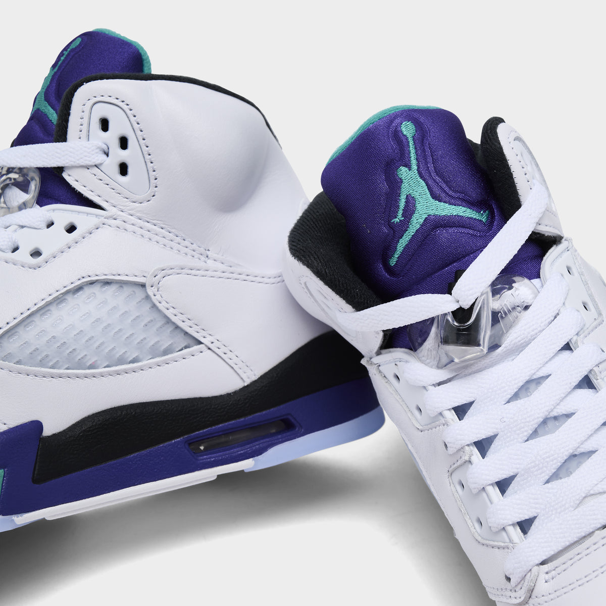 Jordan 5 Retro OG GS White / New Emerald - Grape Ice – JD Sports