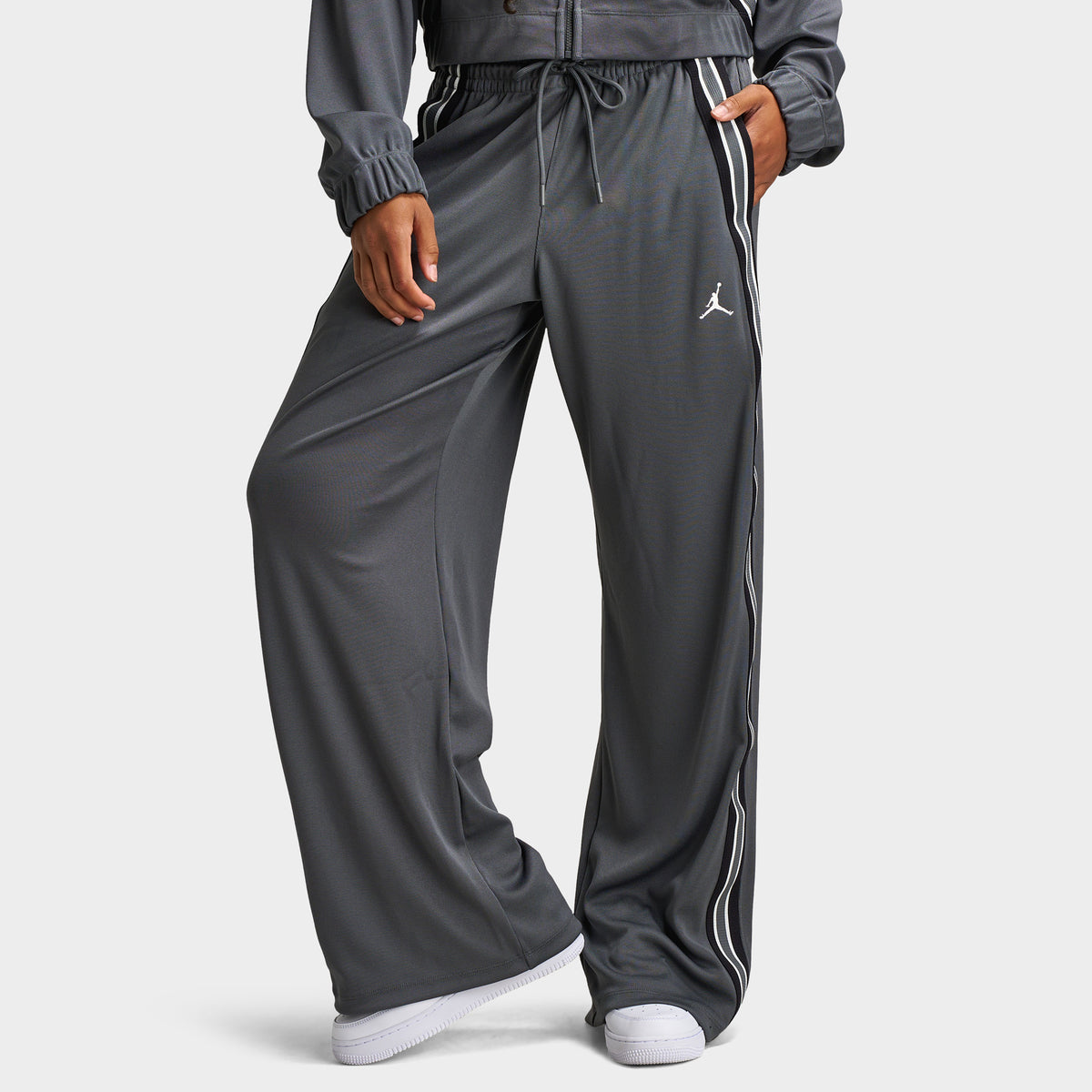 Jordan Femmes Pantalon Brooklyn Tack Gris Fer / Noir | JD Sports