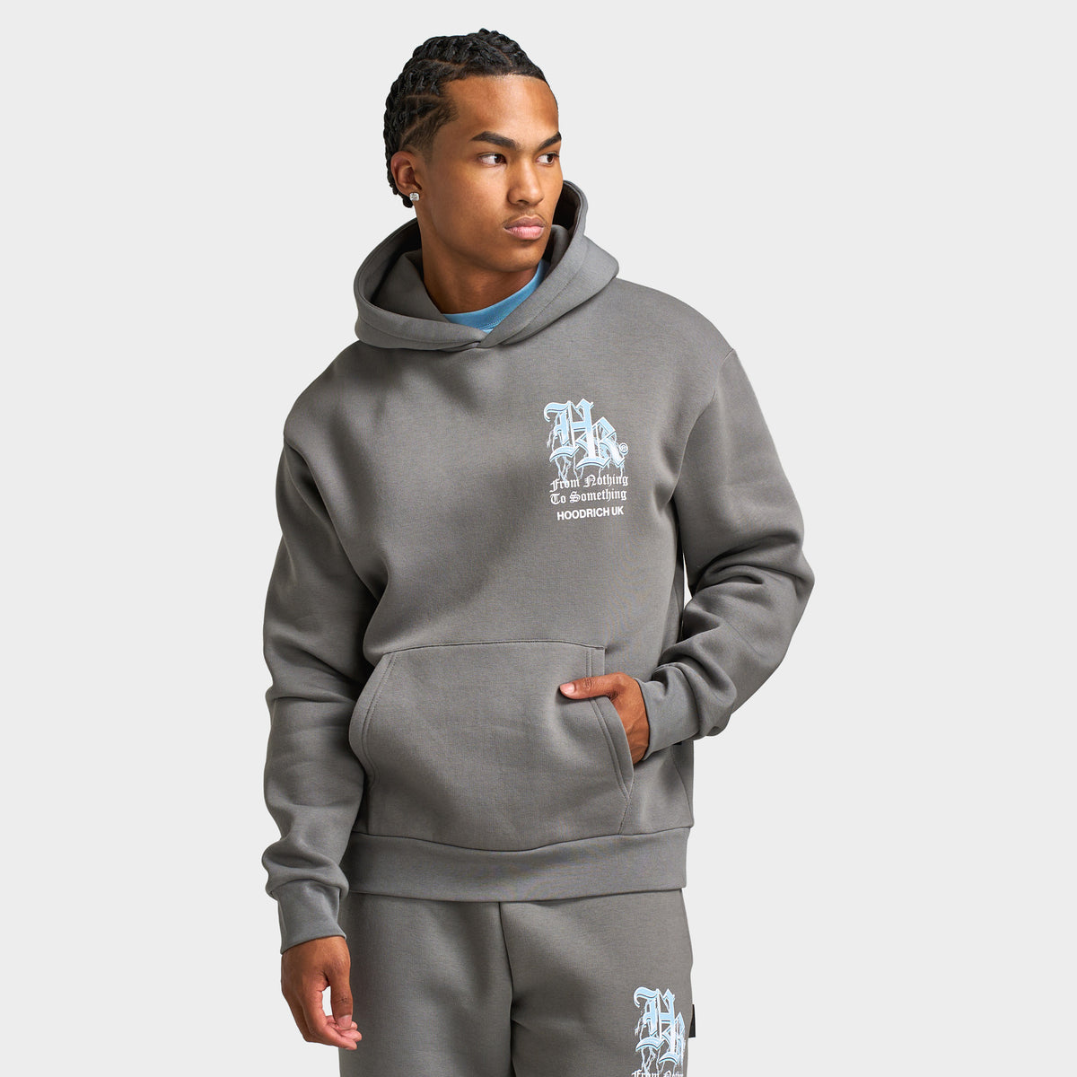 Hoodrich Tornado Oversized Hoodie Lava Smoke / White / Blue – JD Sports