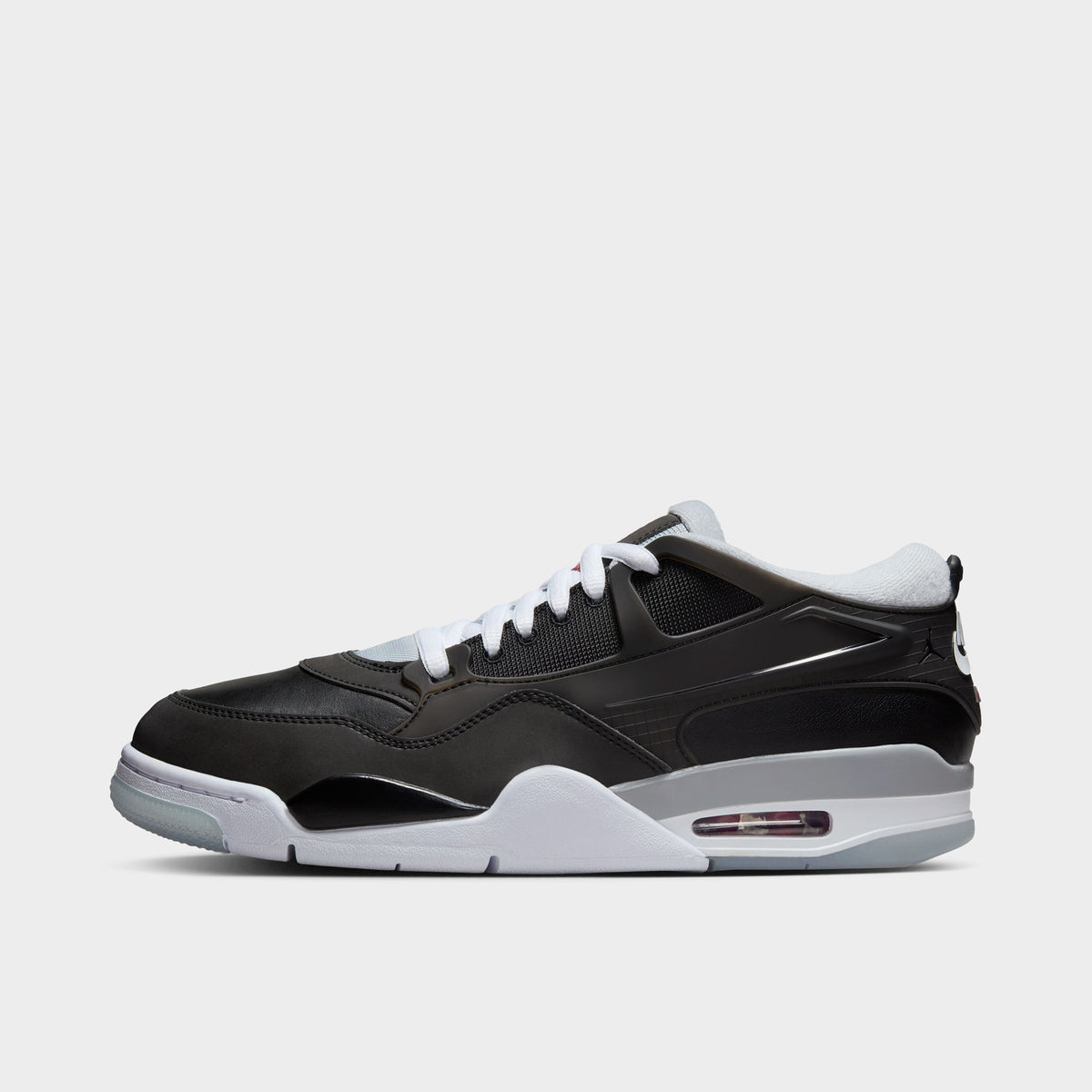Jordan 4 RM PRM Black / Fire Red - Wolf Grey | JD Sports