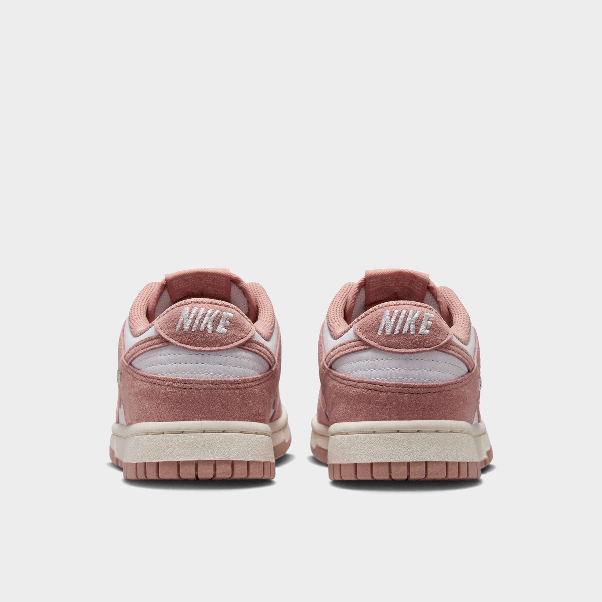 Nike Femmes Dunk Low Blanc / Rose à particules - Voile – JD Sports