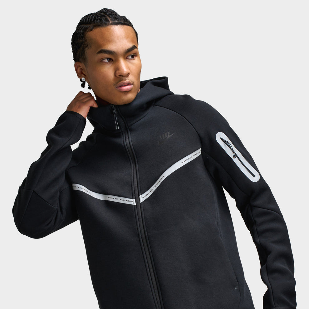 Nike Sportswear Tech Fleece Hoodie Reflective / Black – JD Sports