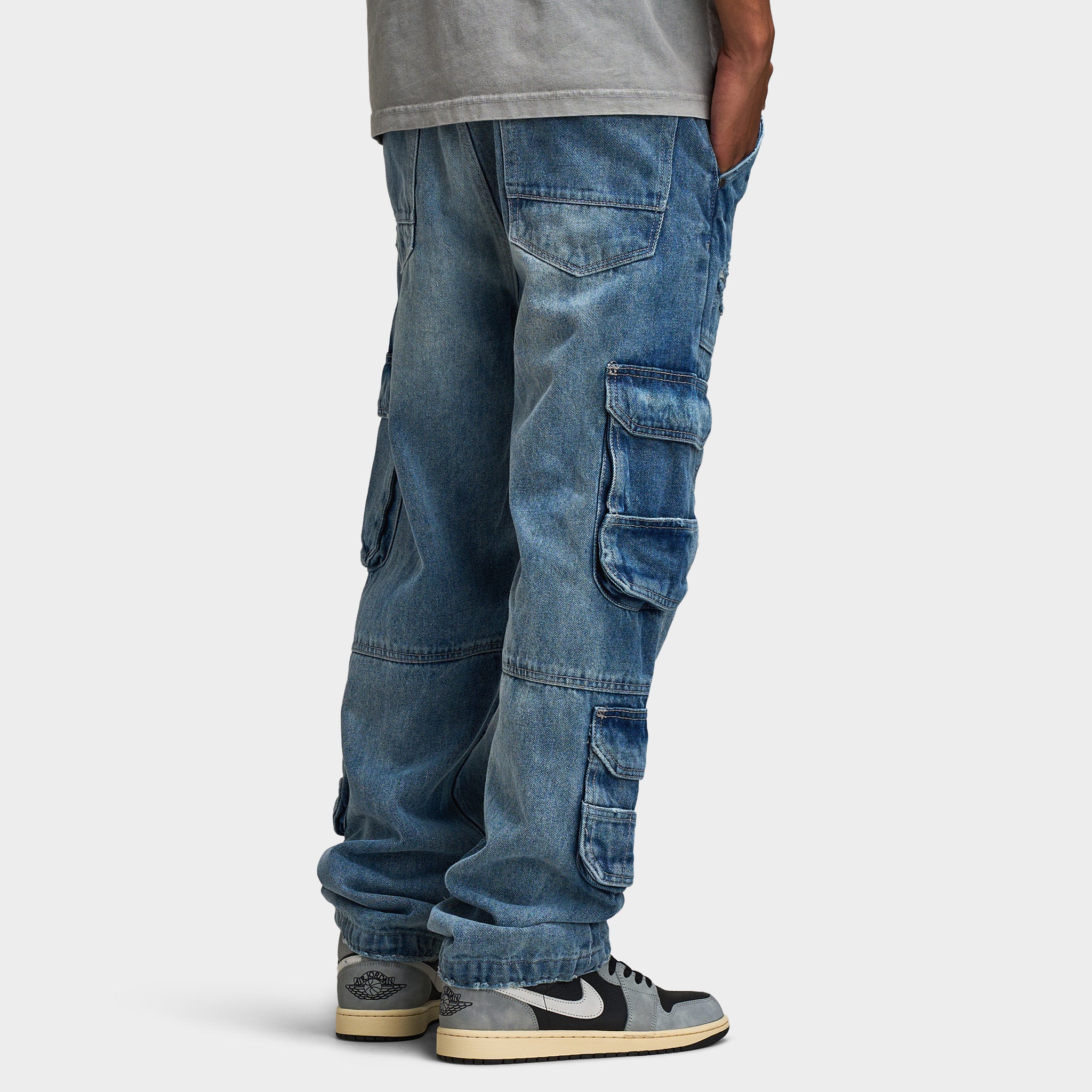 Jordan Craig Brian Rip & Repair Jeans / Aged Wash – JD Sports