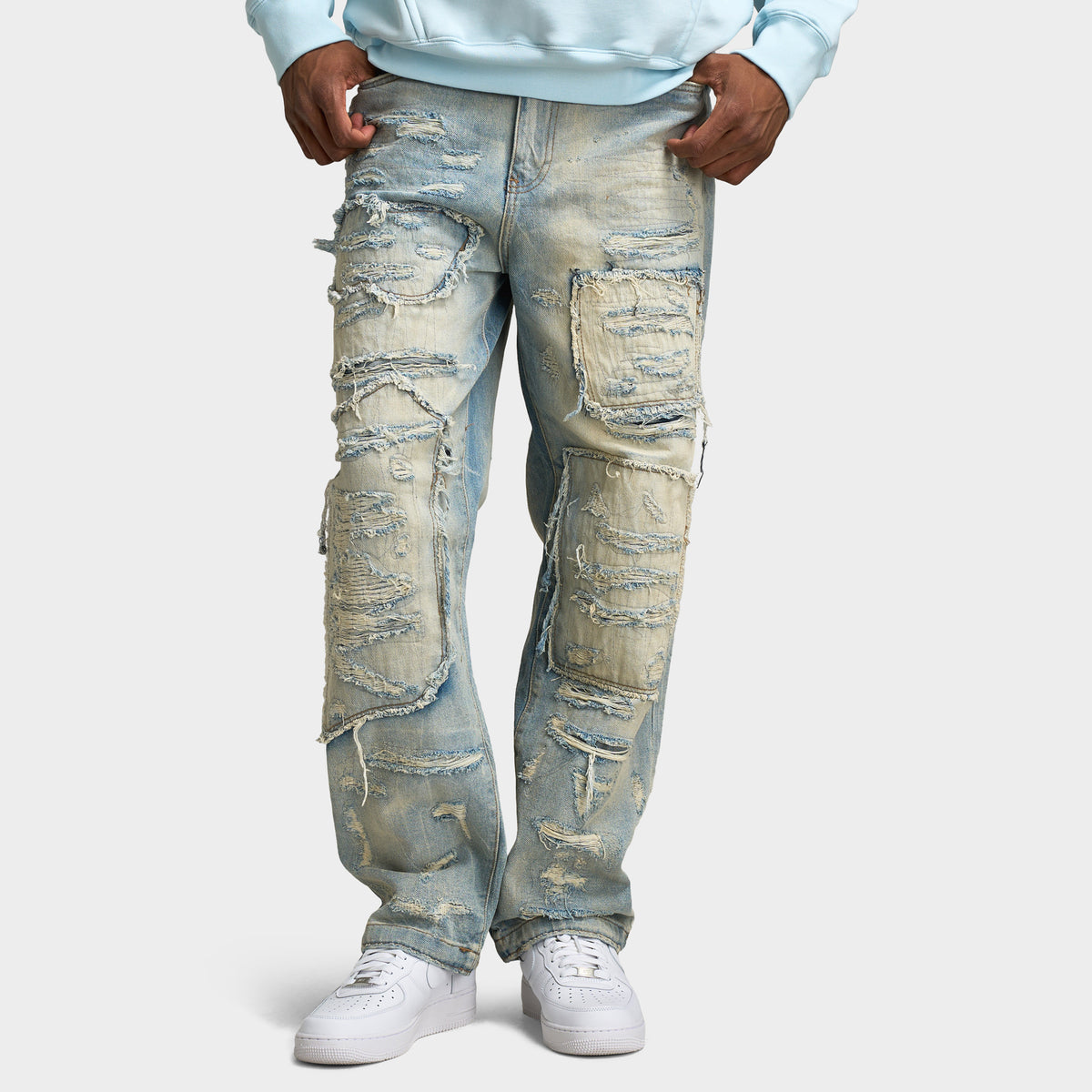 Jordan Craig Reconstructed Denim Jeans Brian Fit / Arctic Wash | JD Sports