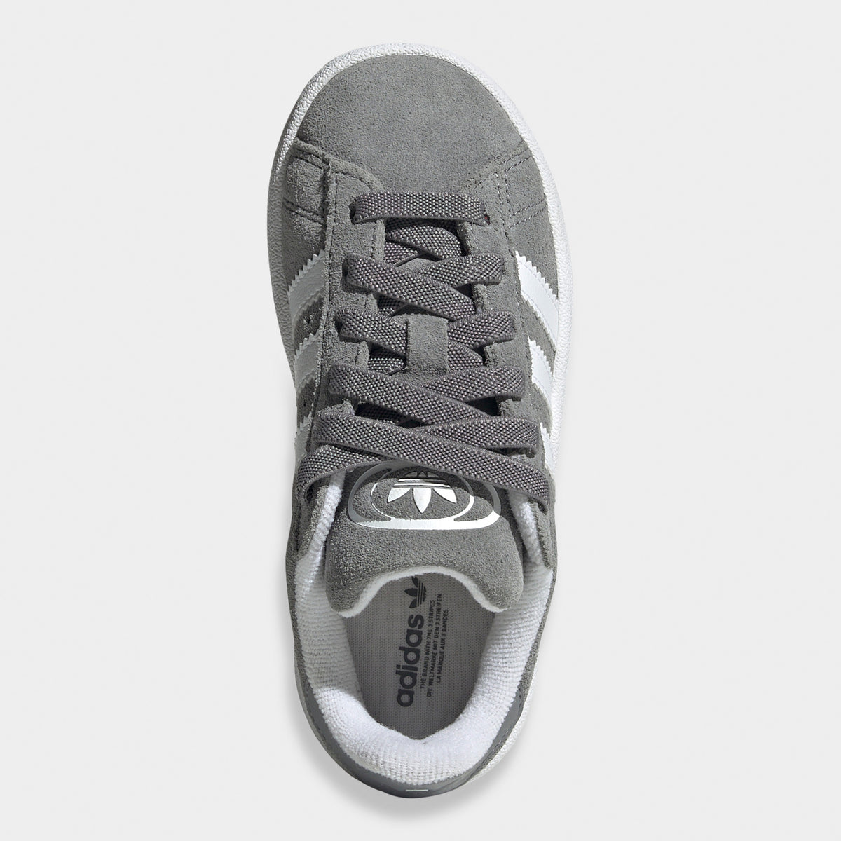 adidas Children's Campus 00s Grey Three / White - Gum | JD Sports