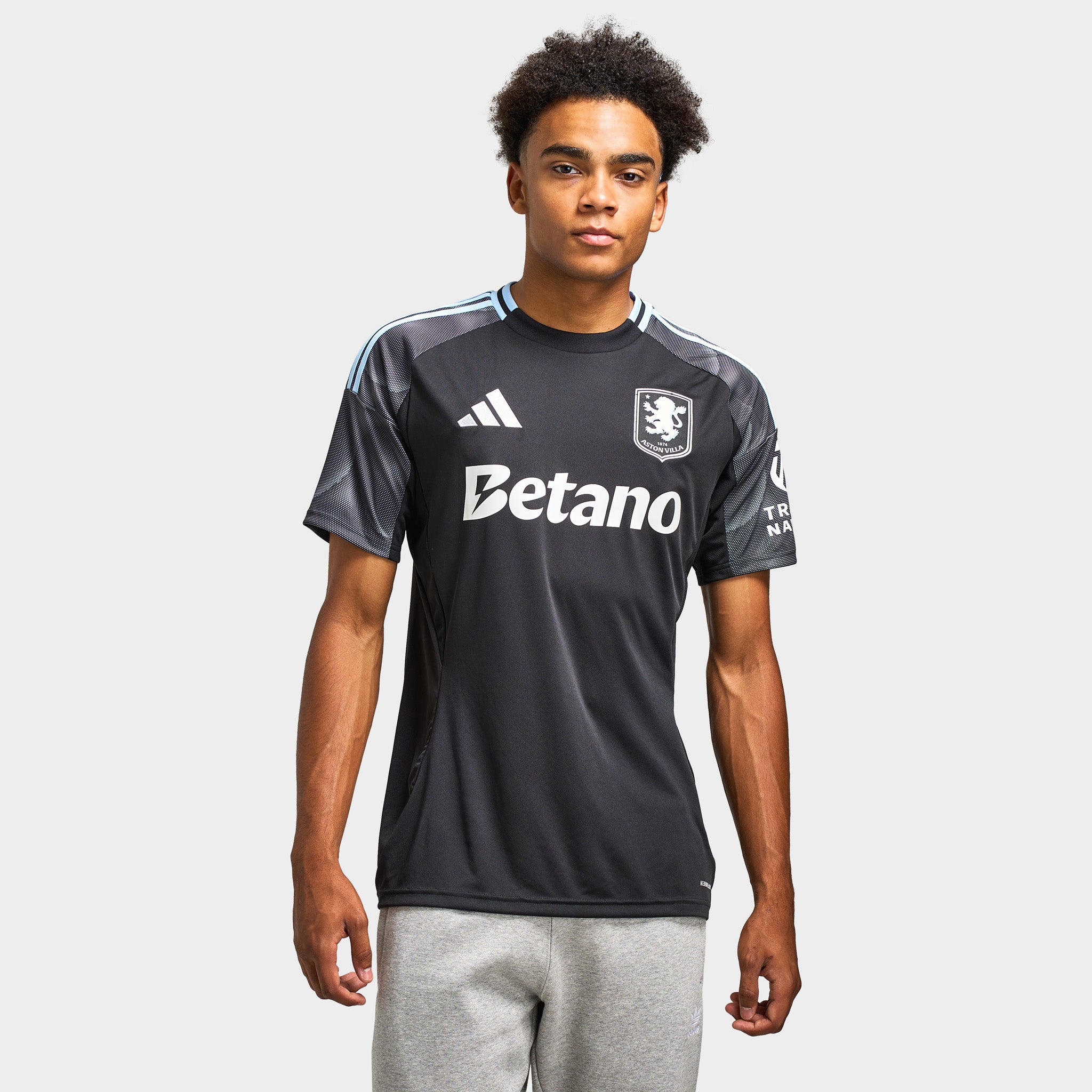 adidas Men's Aston Villa 25/26 Away Short Sleeve Jersey / Black – JD Sports