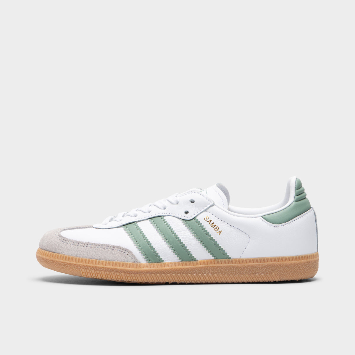 adidas Juniors' Samba OG Footwear White / Silver Green - Gum | JD Sports