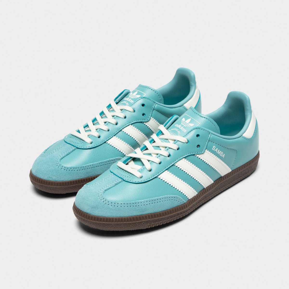 adidas Juniors' Samba OG Mint / Off White - Gum – JD Sports