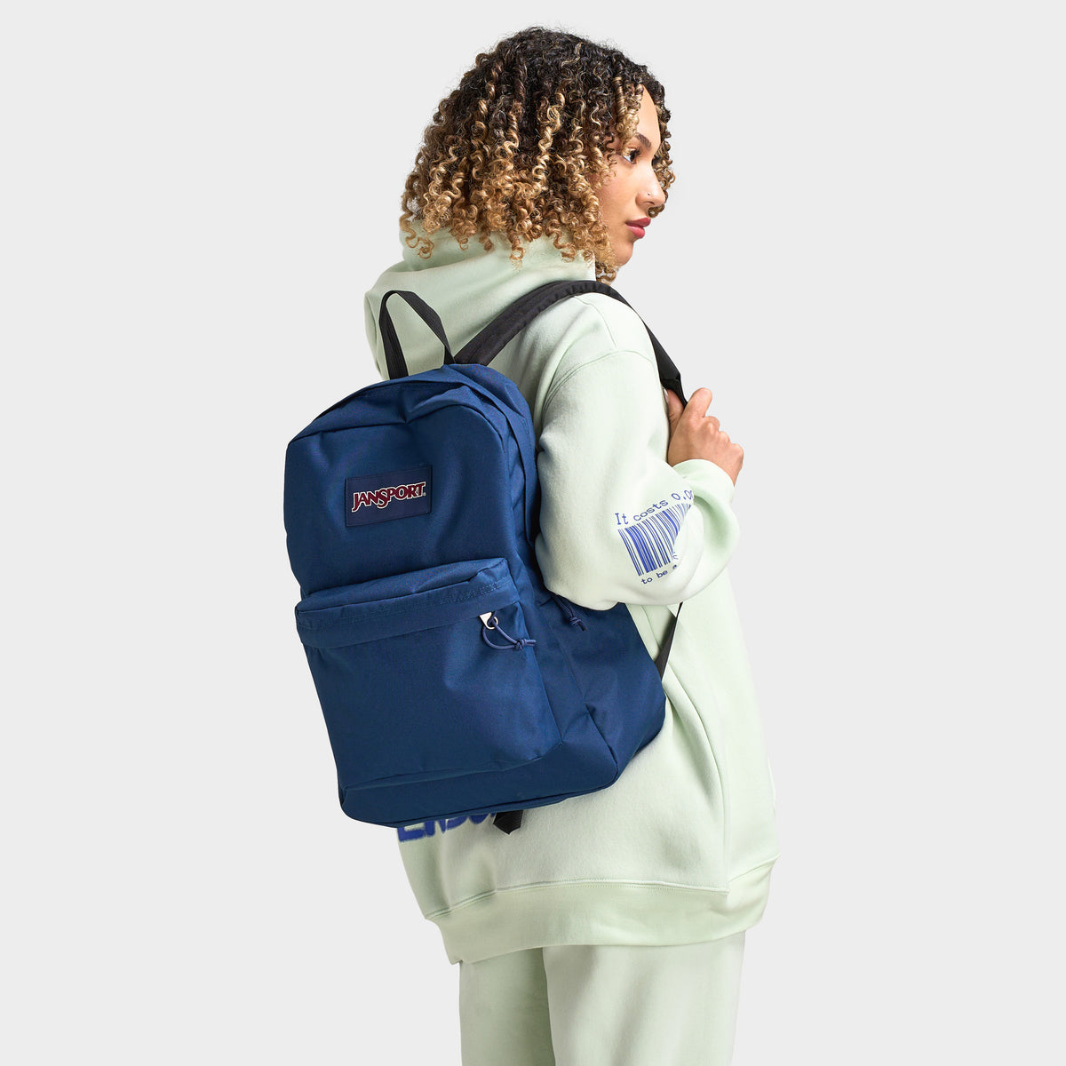 JanSport Superbreak Plus Backpack / Navy | JD Sports