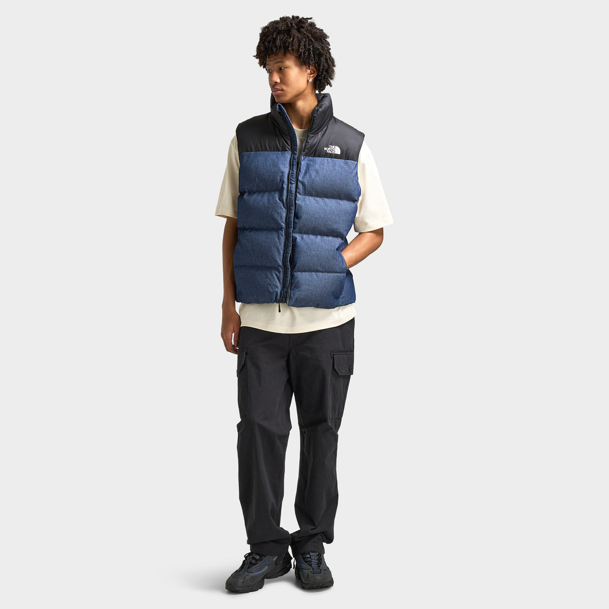 The North Face Kanaga Vest / Blue Denim – JD Sports