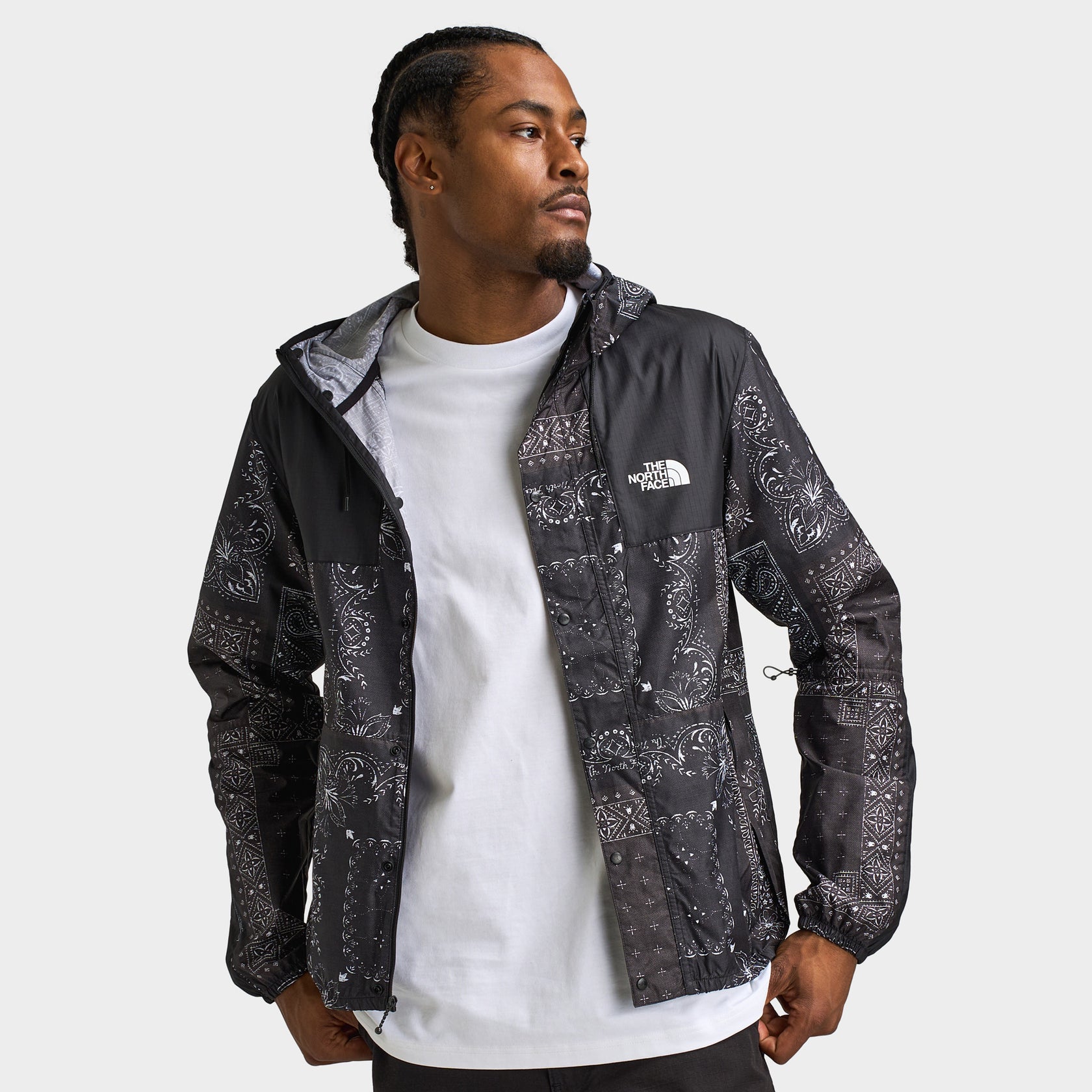 The North Face Mountain Jacket TNF Black / Bandana Print – JD Sports