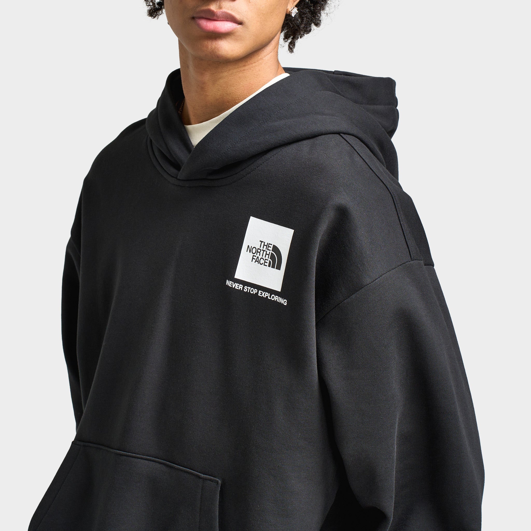 The North Face Oversized Bandana Print Pullover Hoodie / TNF Black – JD ...