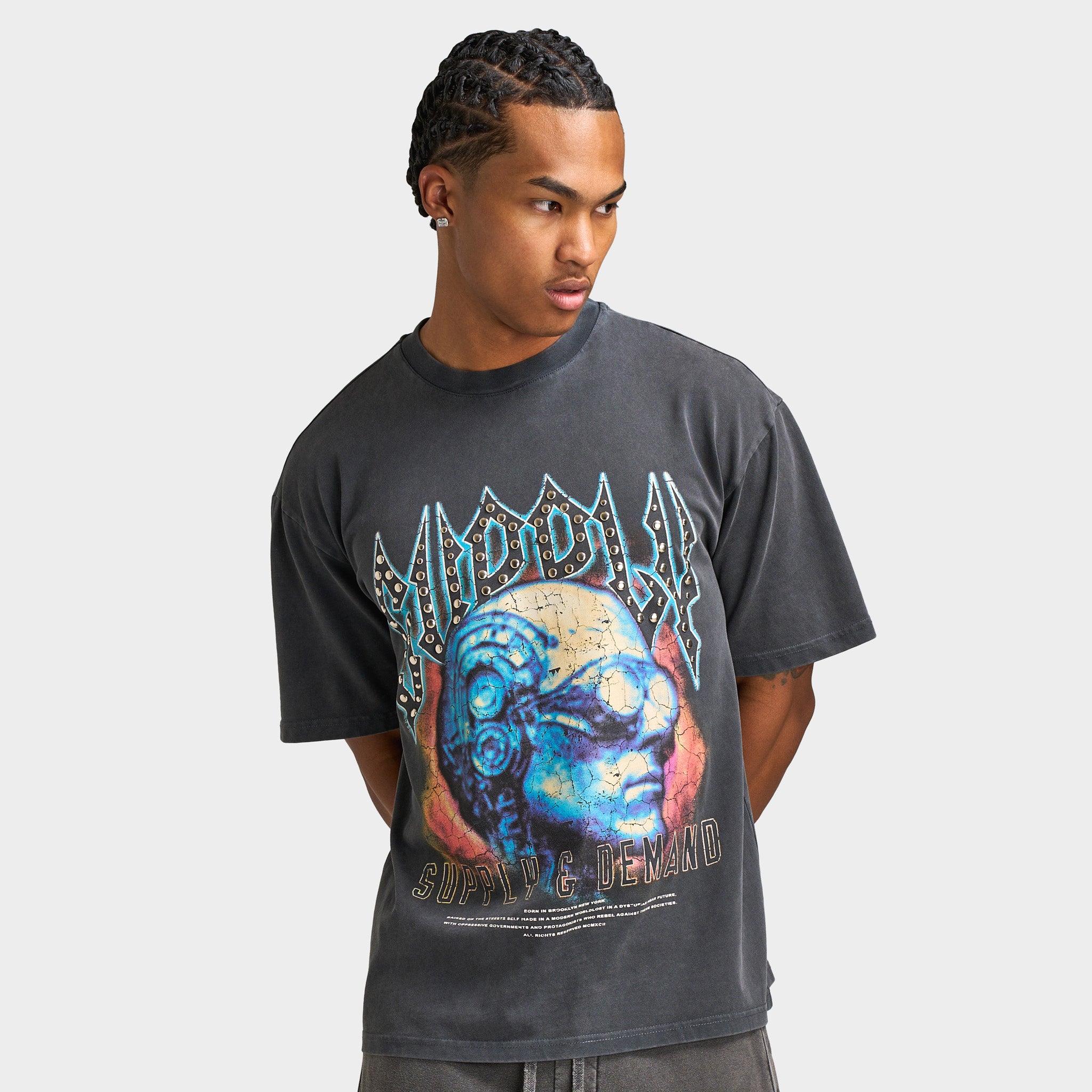 Supply & Demand Cyber Tee / Washed Black – JD Sports