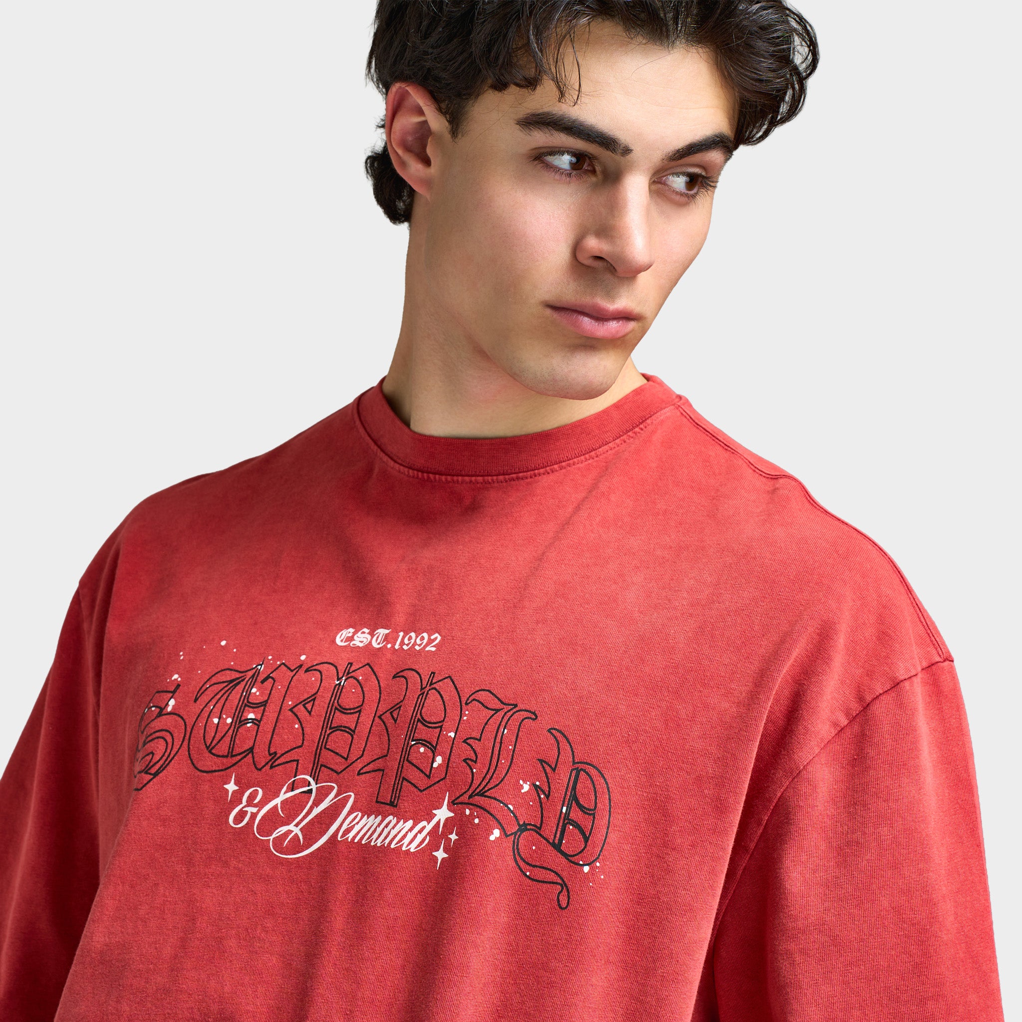 Supply & Demand Graphic T-Shirt / Jester Red – JD Sports