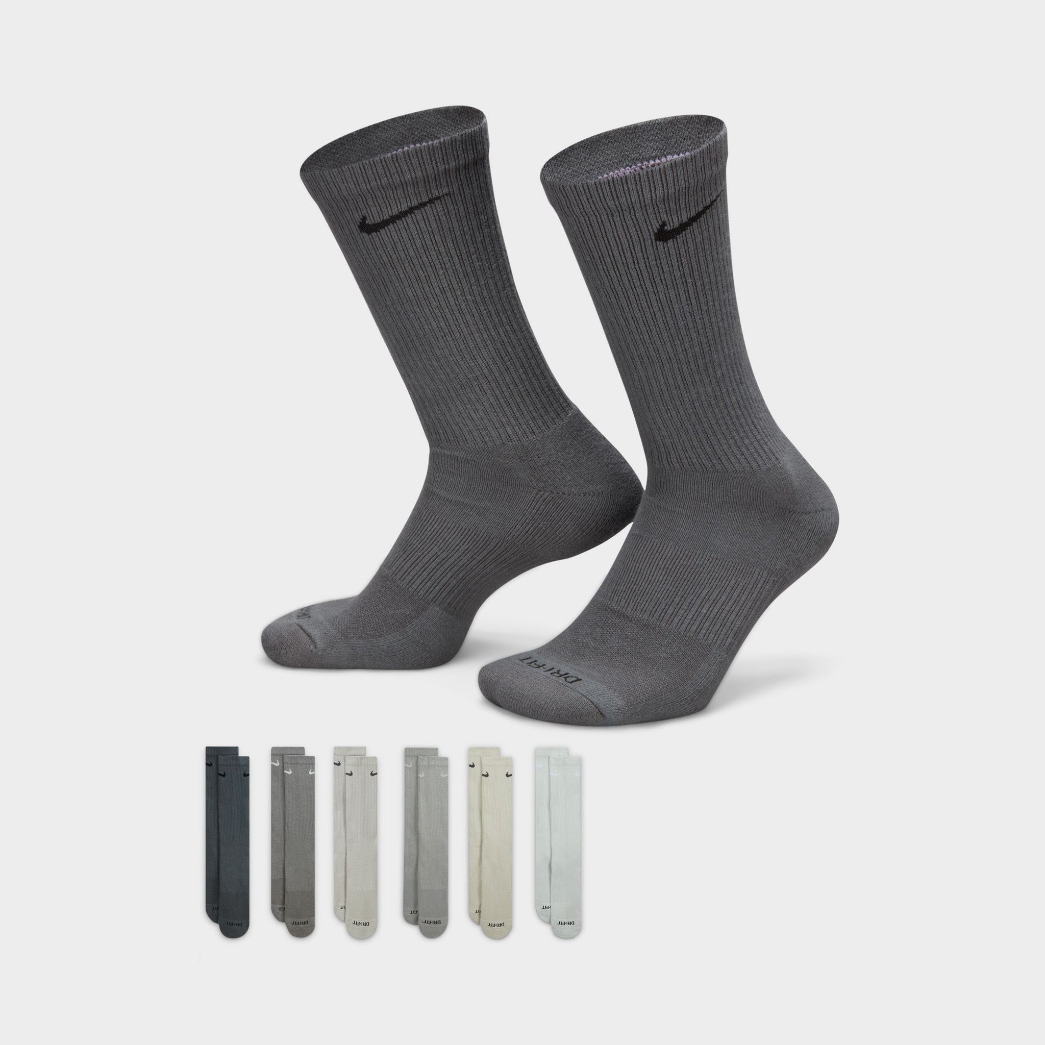 Nike Everyday Plus Cushioned Crew Socks (6 Pack) / Multi-Color – JD Sports