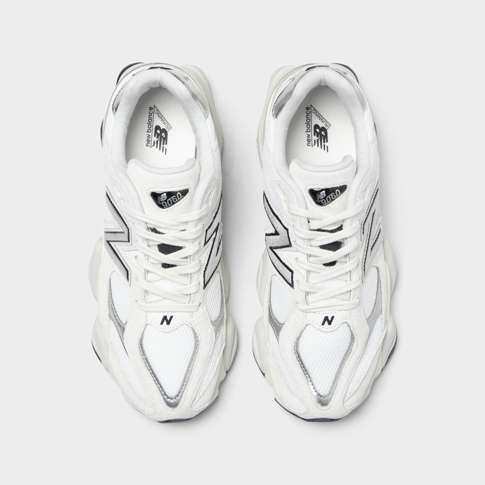 New Balance 9060 White / Silver – JD Sports