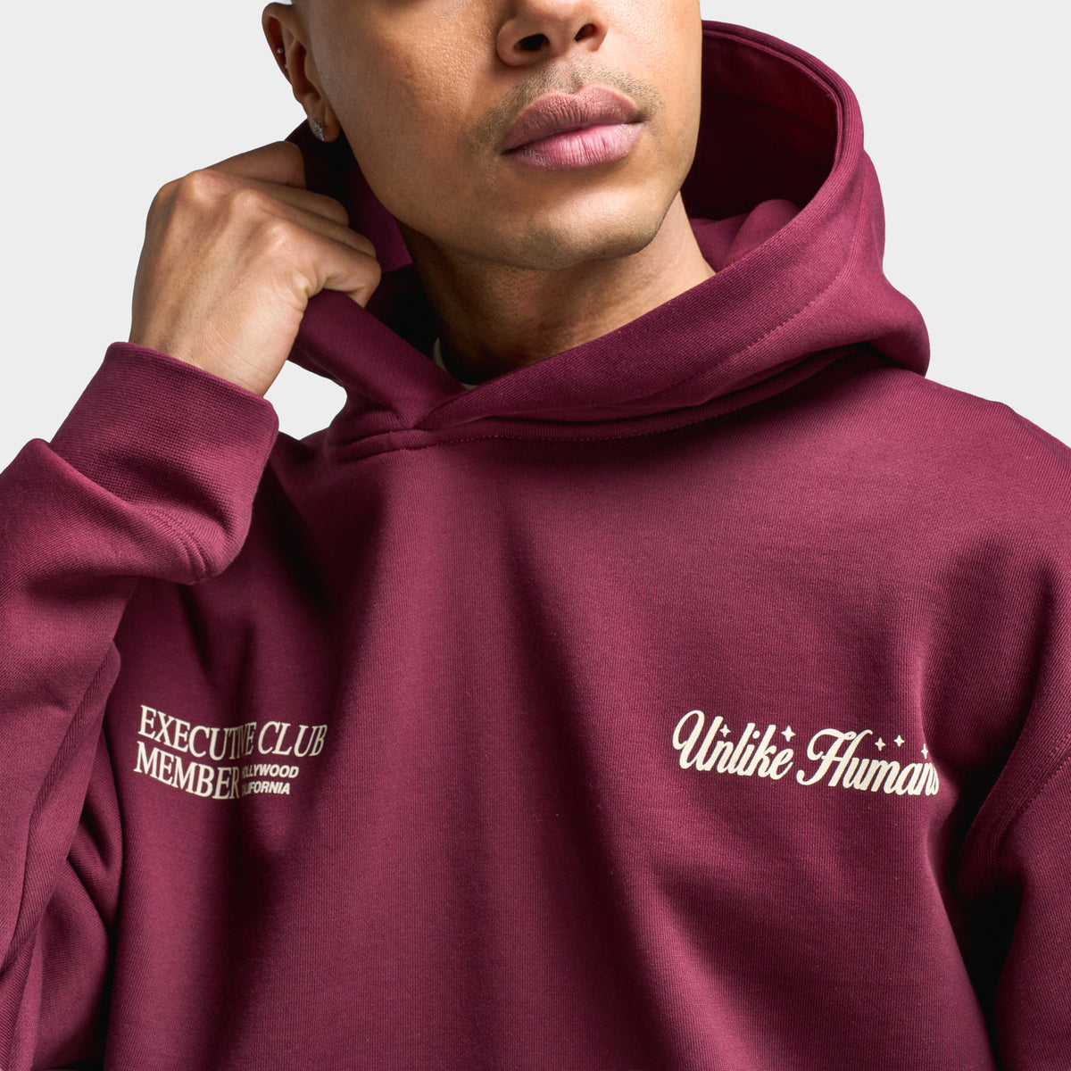 Unlike Humans Fremont Pullover Hoodie / Windsor Wine | JD Sports